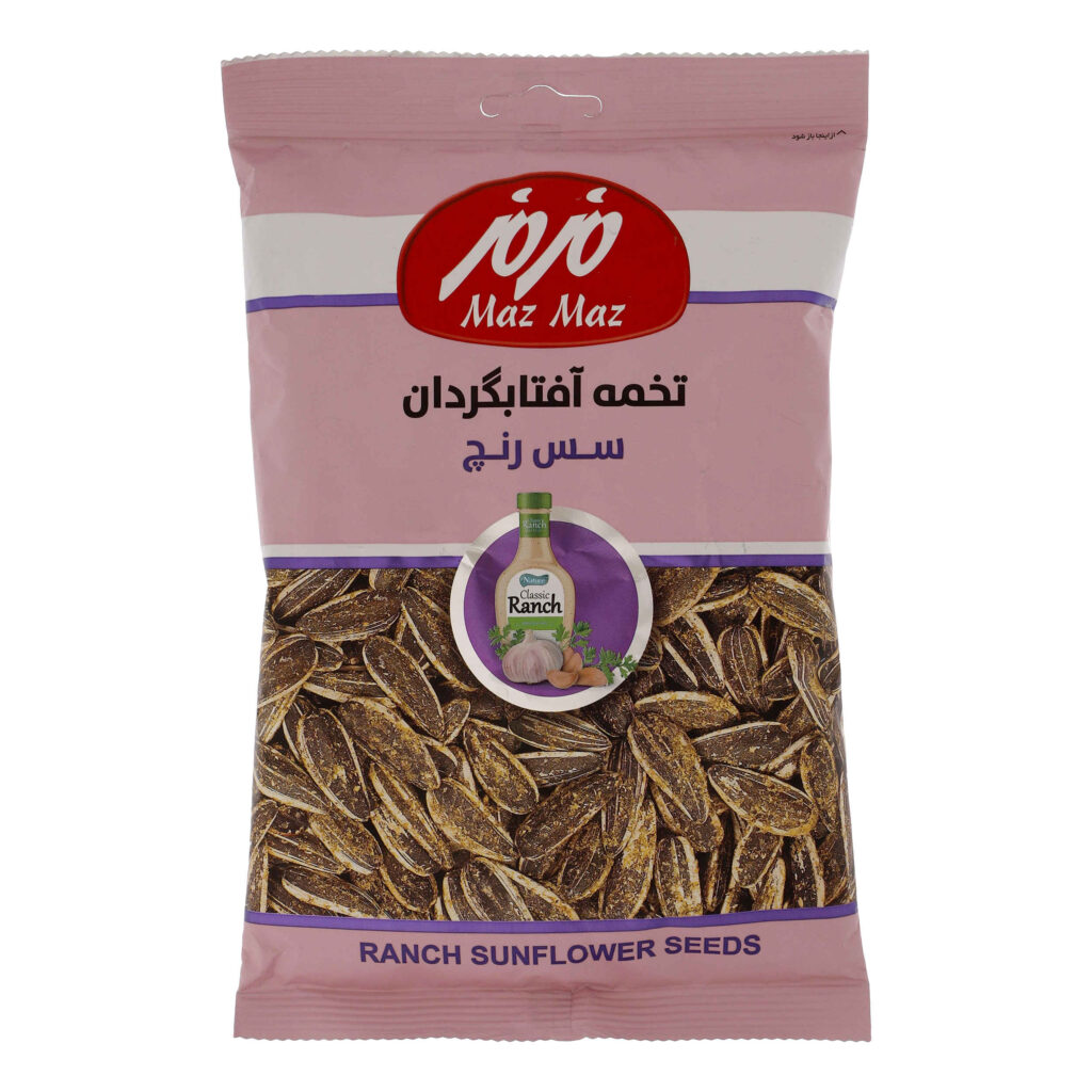 Maz Maz Ranch Sauce Sunflower Seeds - 500g (5x100g) - ShopiPersia
