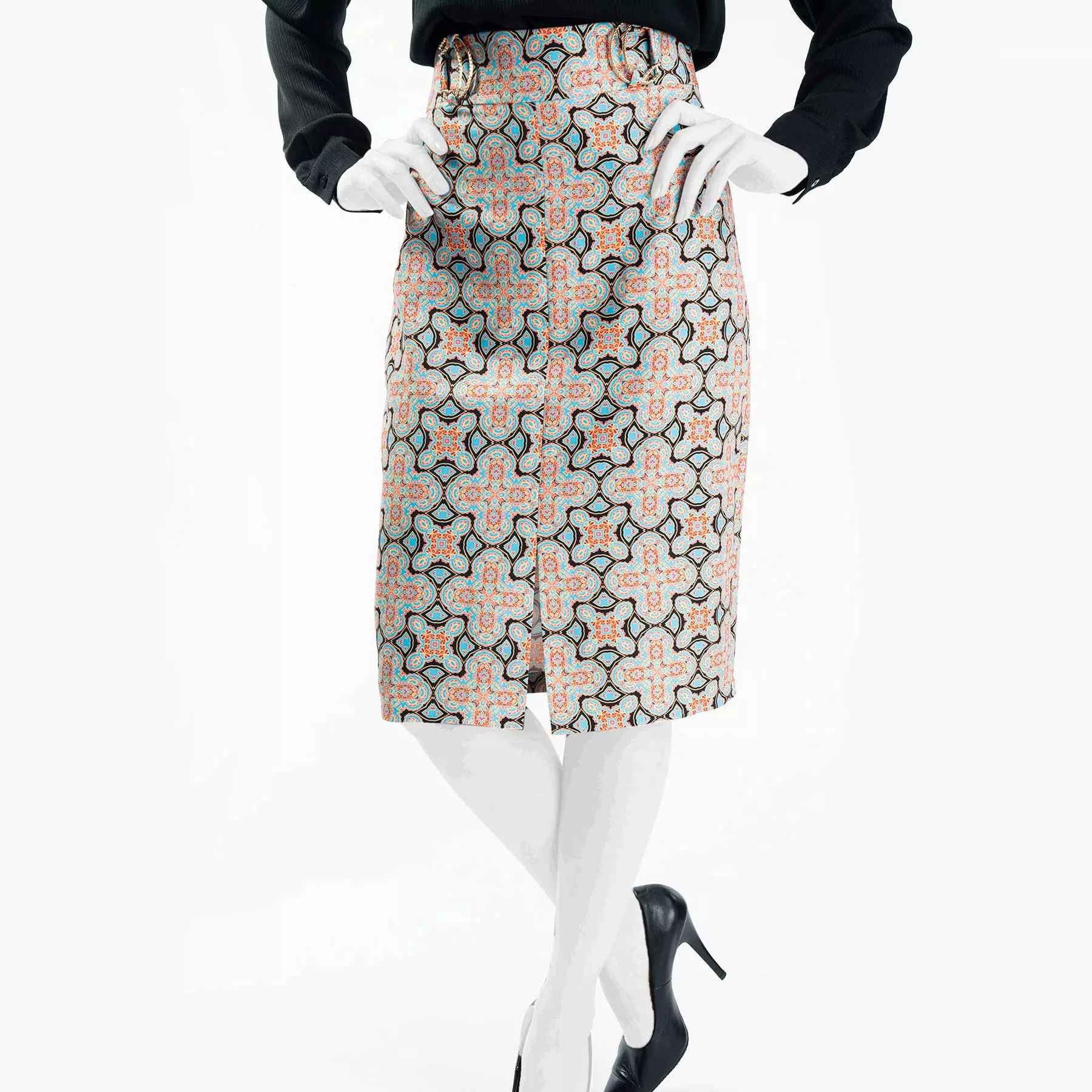 Persian Tight Fit Skirt with Seamless Design for Women - ShopiPersia