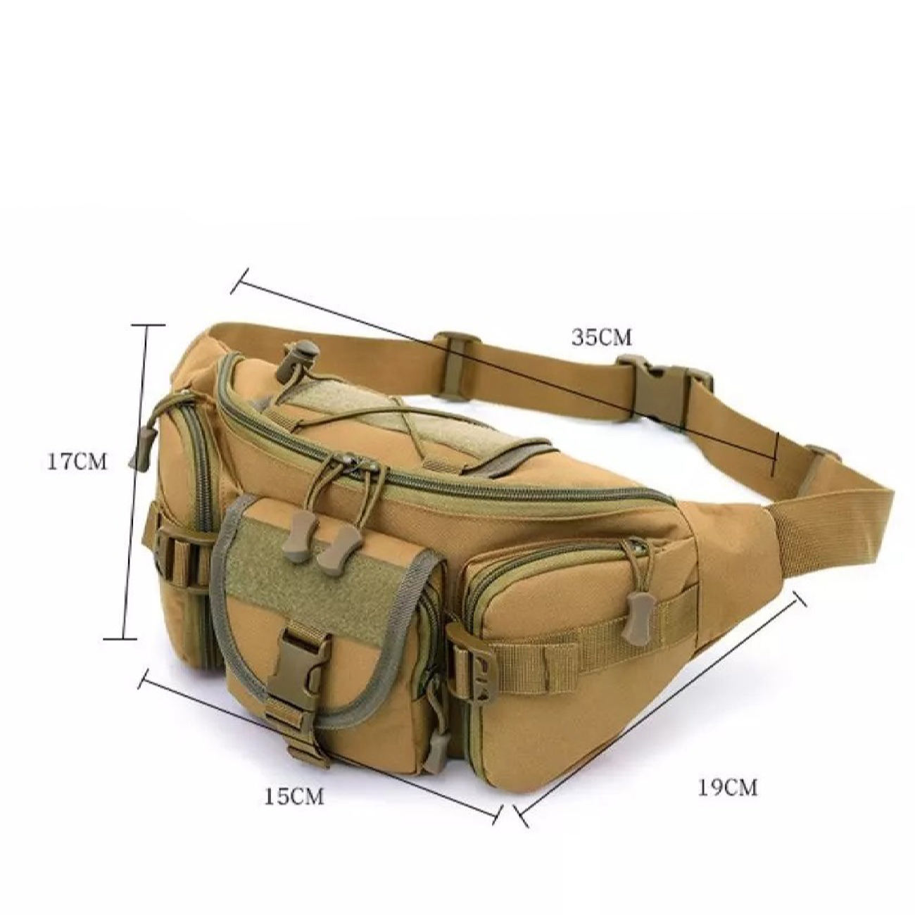 Tactical Canvas Fanny Pack - Perfect for Everyday Outdoor Adventures ...