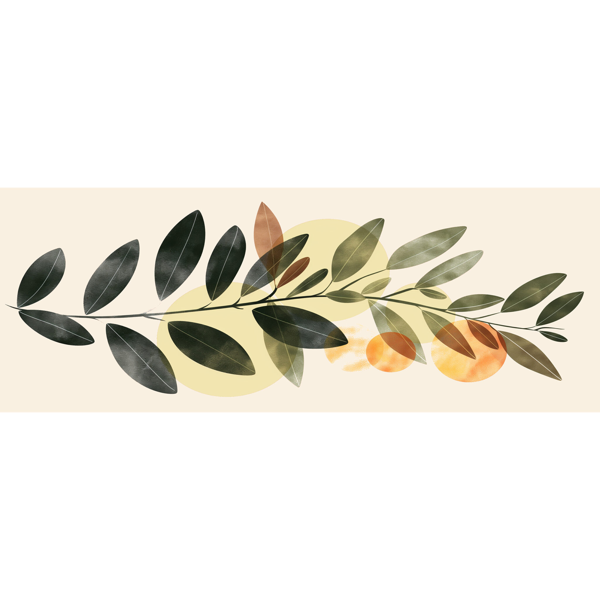 Velvet Table Runner in Printed Leaves Design 6 Seats - ShopiPersia