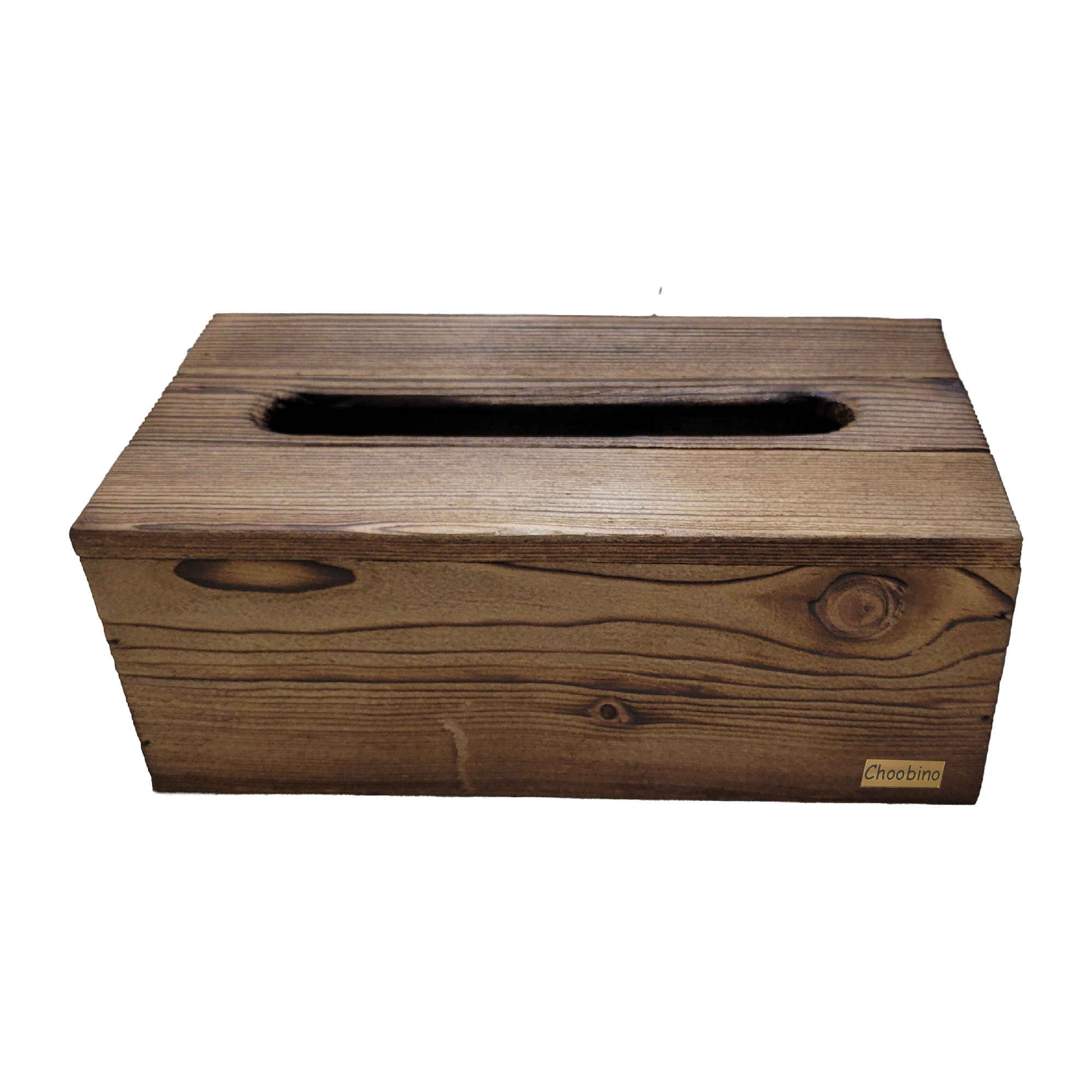 Wooden Waste Basket & Tissue Box Set - Linda - ShopiPersia