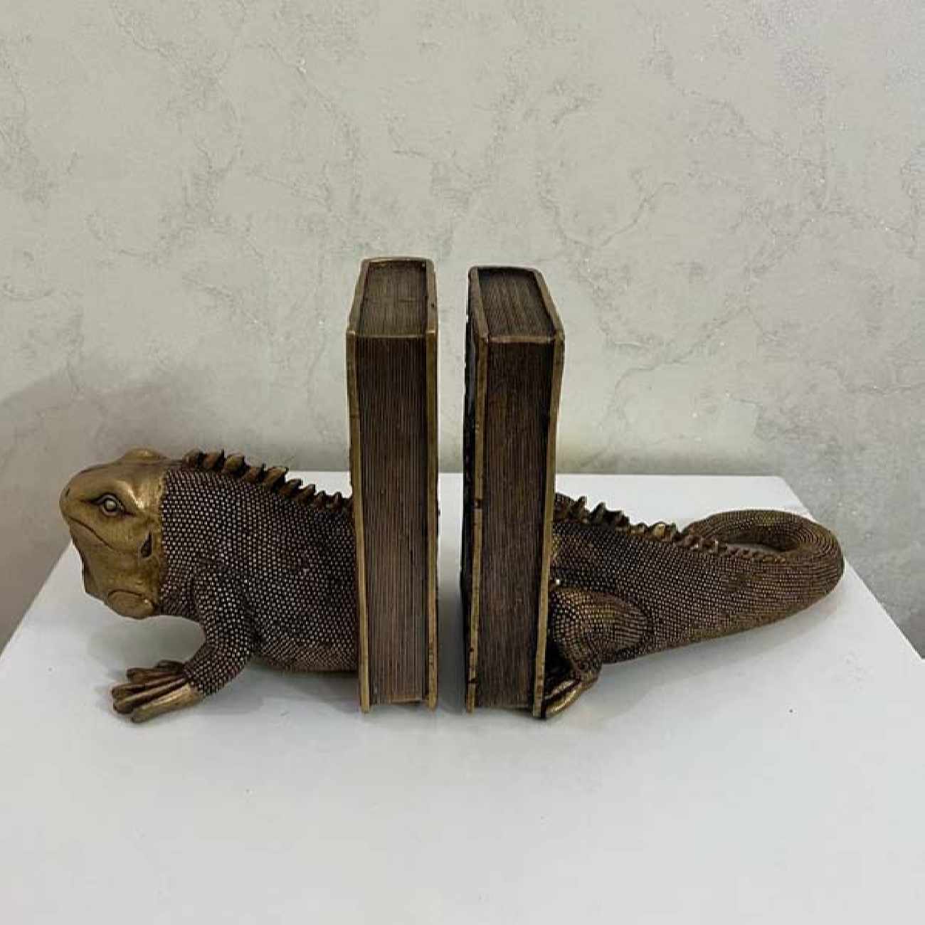 Iguana Design Decorative Bookend – Unique Touch for Modern Homes - ShopiPersia