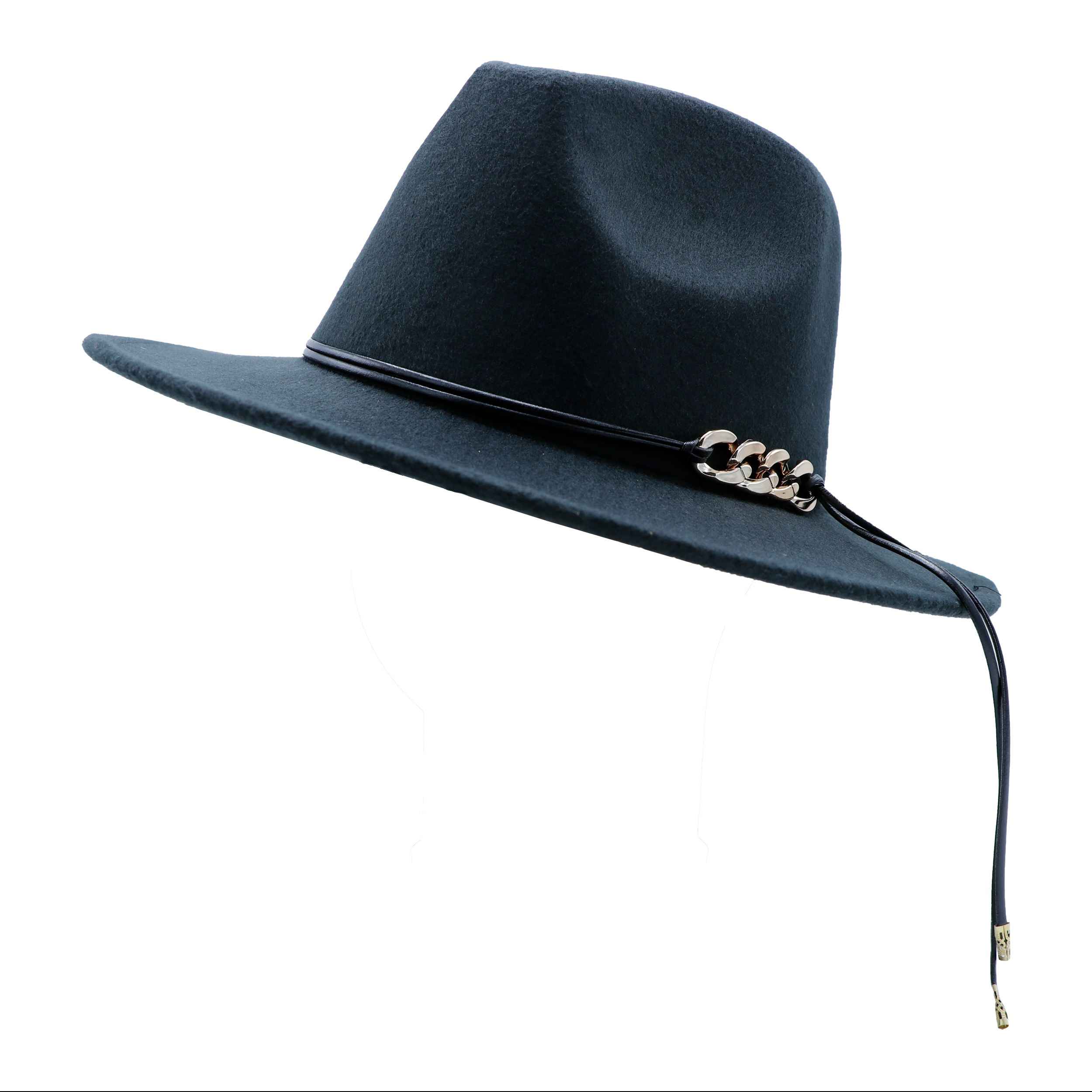 Chapeau Hat in Black Classic for Men Model Fedora - ShopiPersia