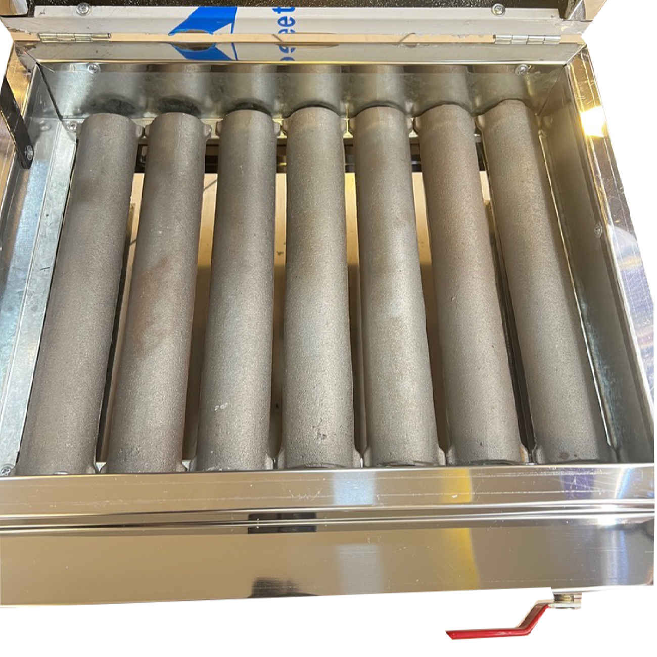 Gas Kebab Grill Burner - Steel with 7 Burners, Covered Style - ShopiPersia