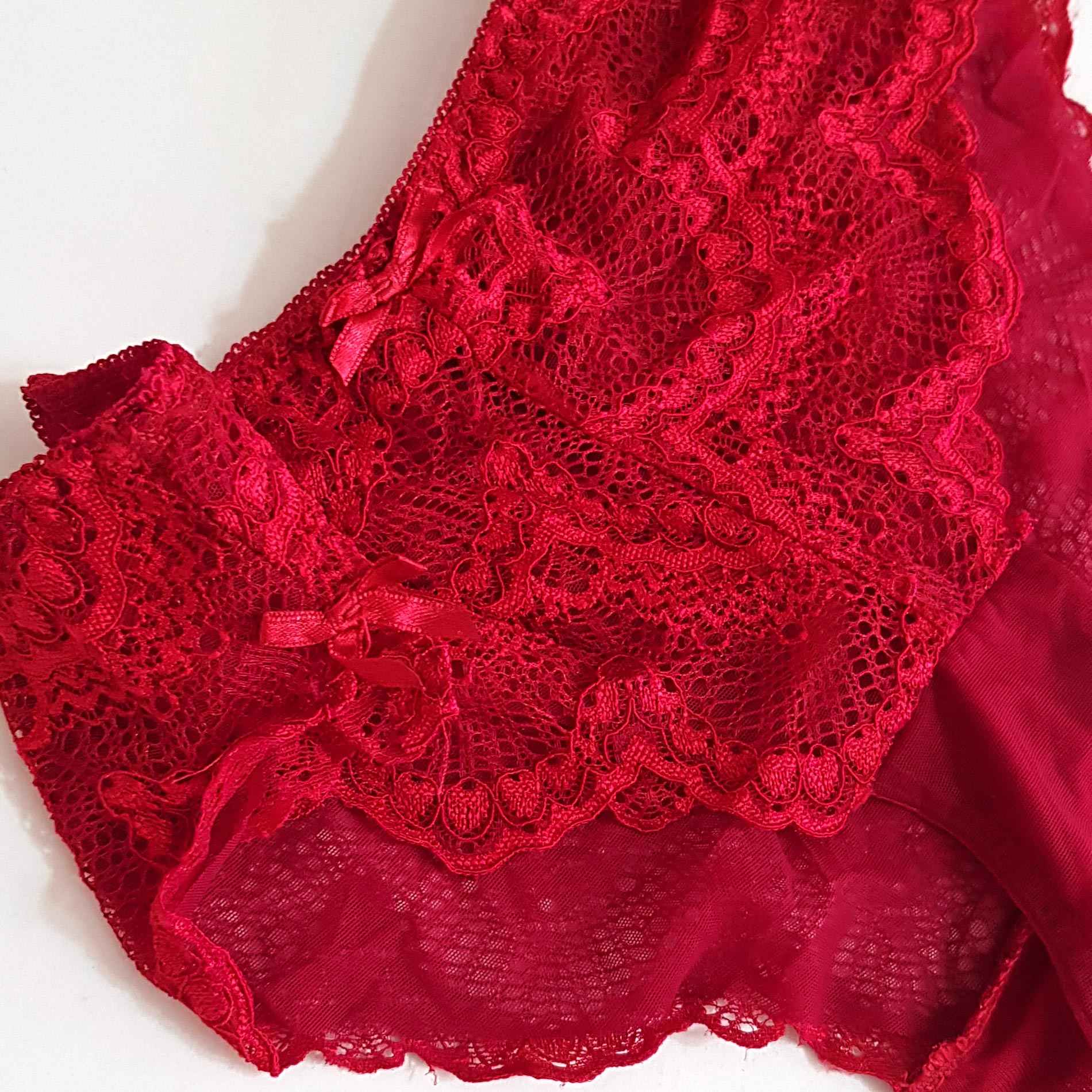 Lingerie Set Lace Bra & Thong Guipure for Women - ShopiPersia