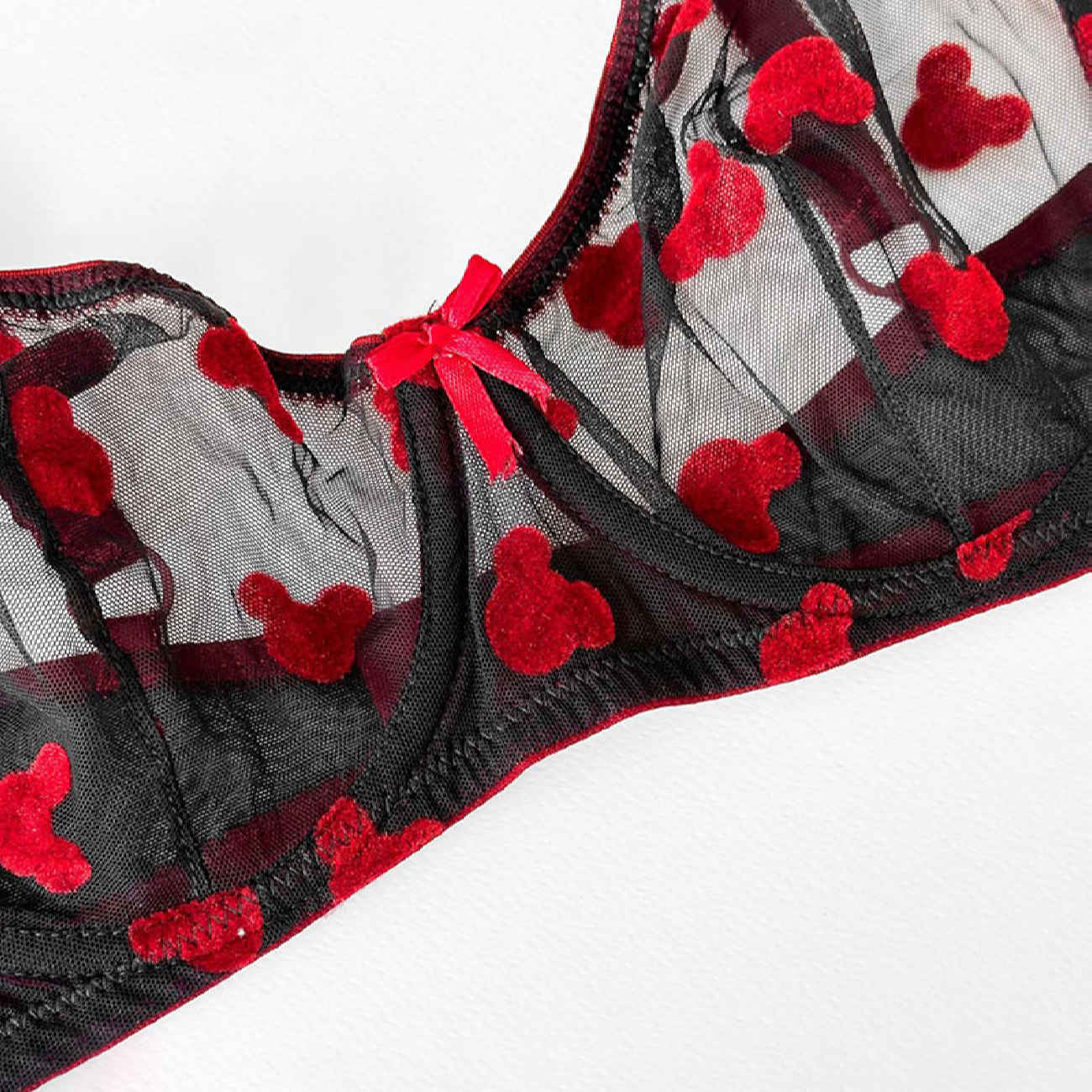 Lingerie Set Lace Bra & Thong Guipure for Women with Teddy Design ...