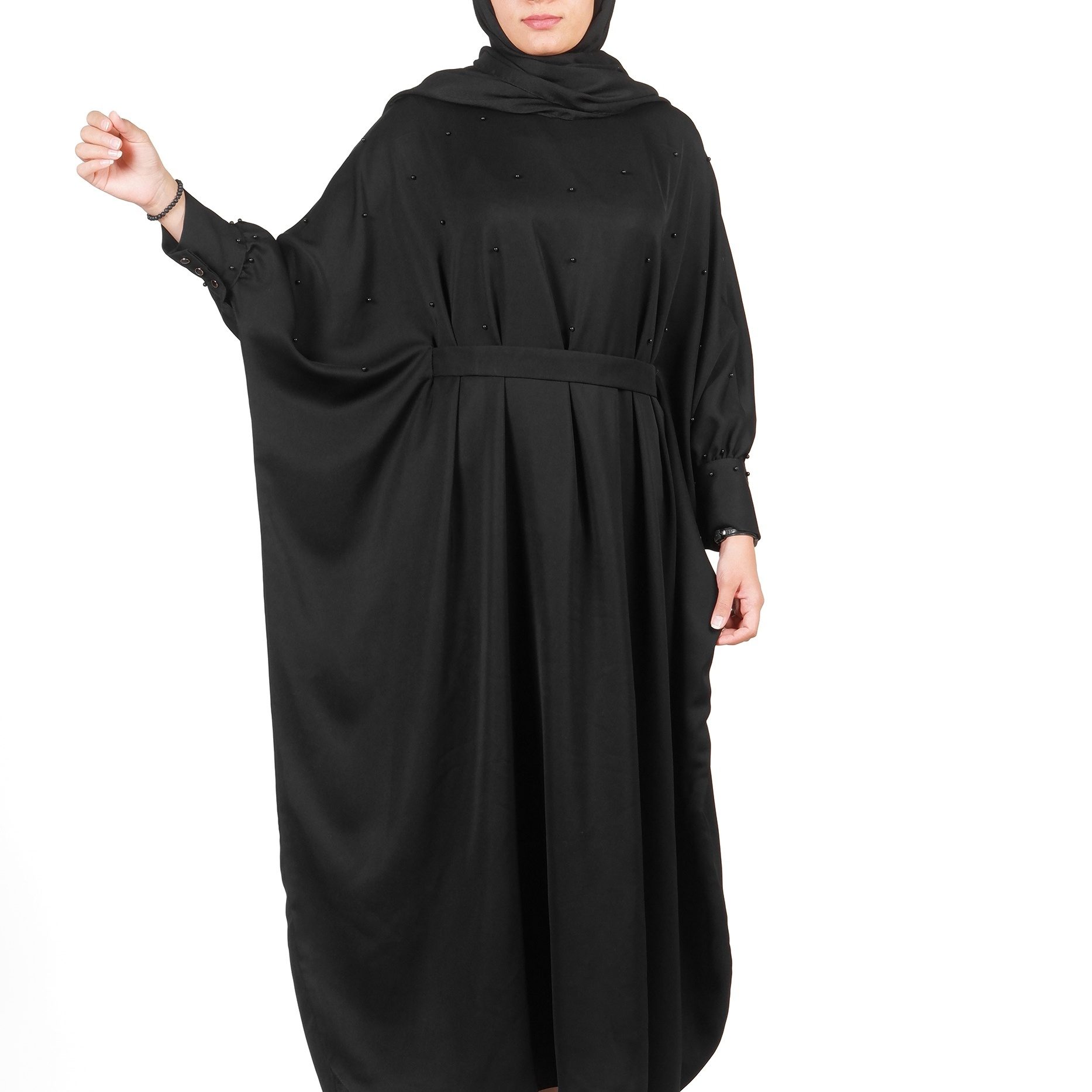 Loose Fit Butterfly Abaya for Muslim Women – Model Pearl - ShopiPersia