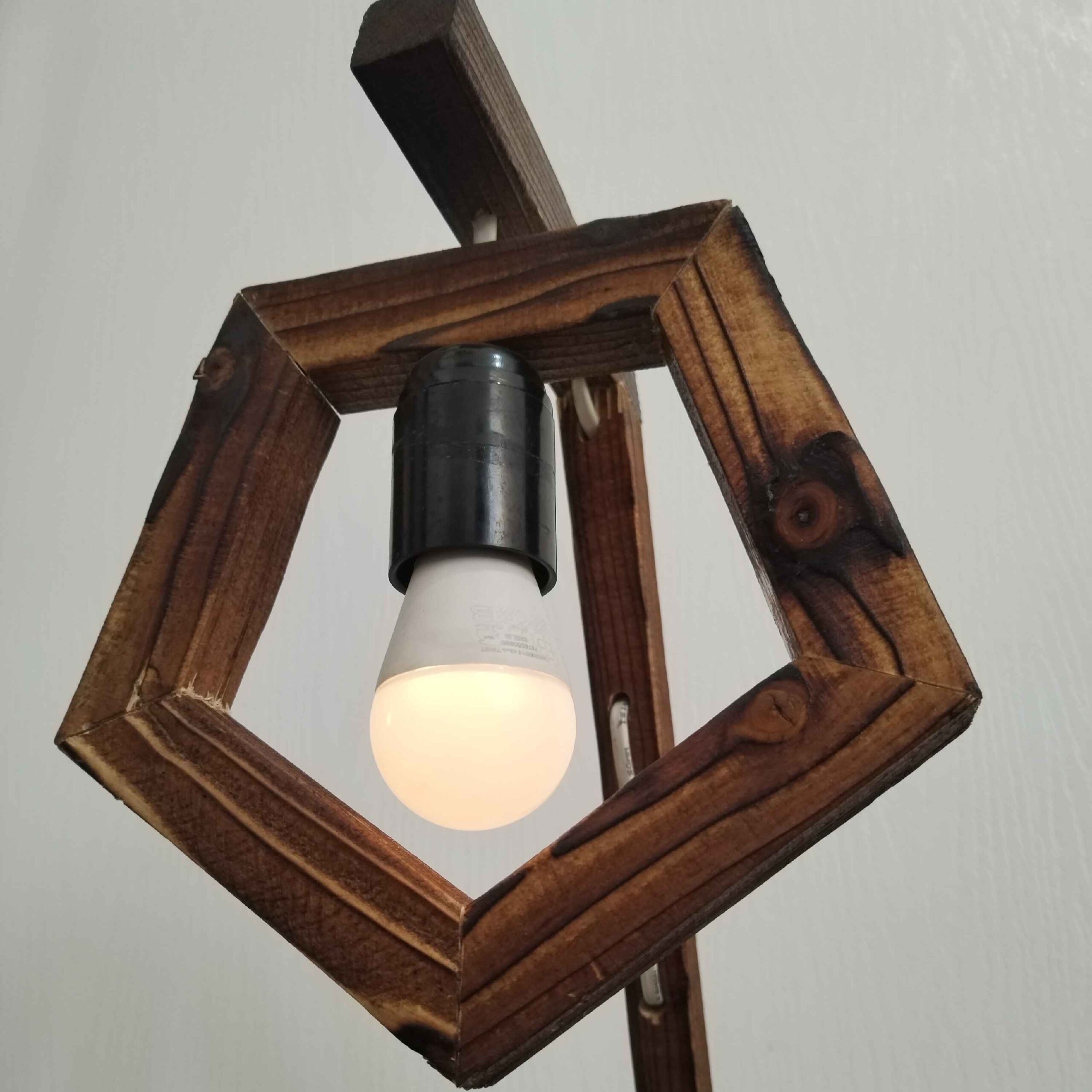 Minimalist Wooden Desk Lamp Handcrafted Suitable for Reading - ShopiPersia
