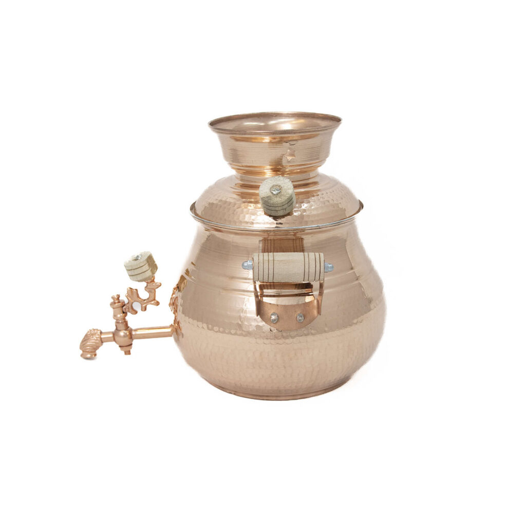 Persian Copper Stovetop Samovar Tea Maker Model Daria - ShopiPersia