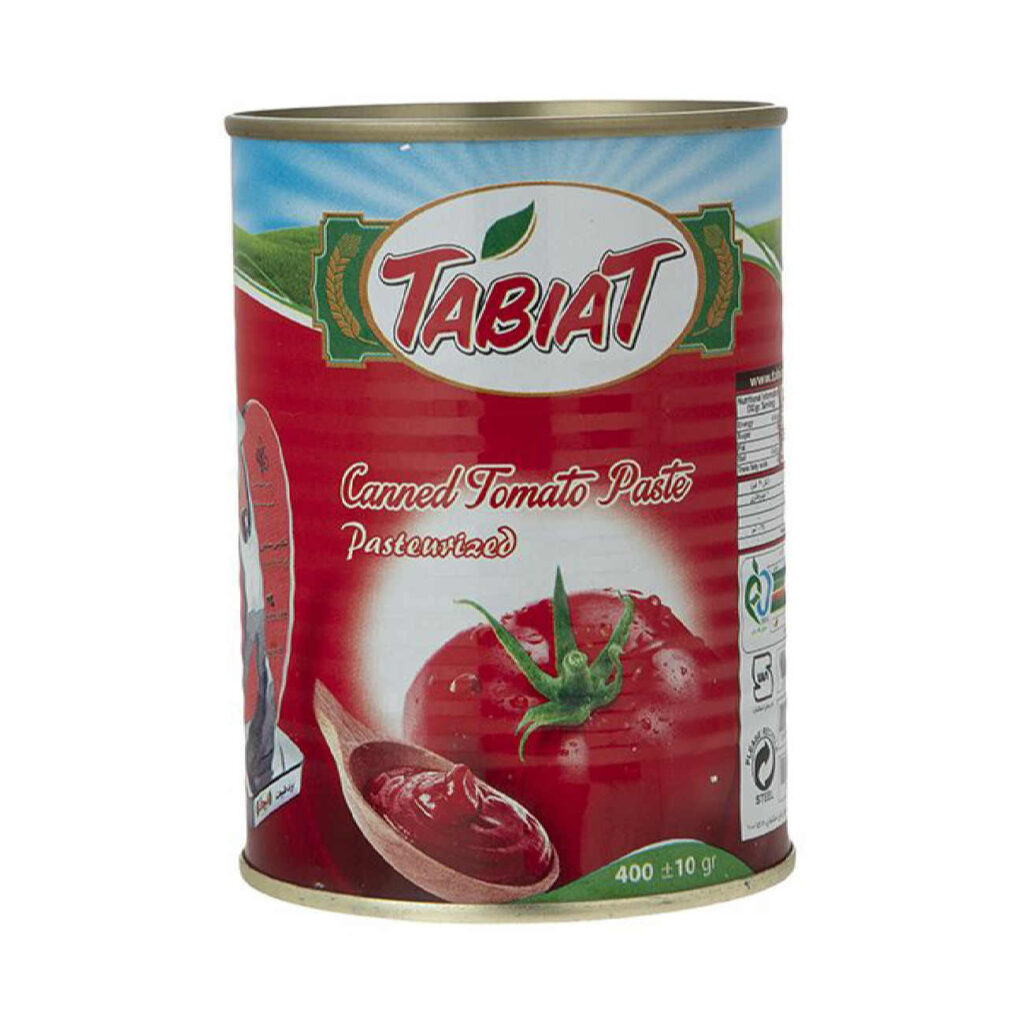 Persian Pasteurized Canned Tomato Paste Tabiat 400 gr (x4) - ShopiPersia