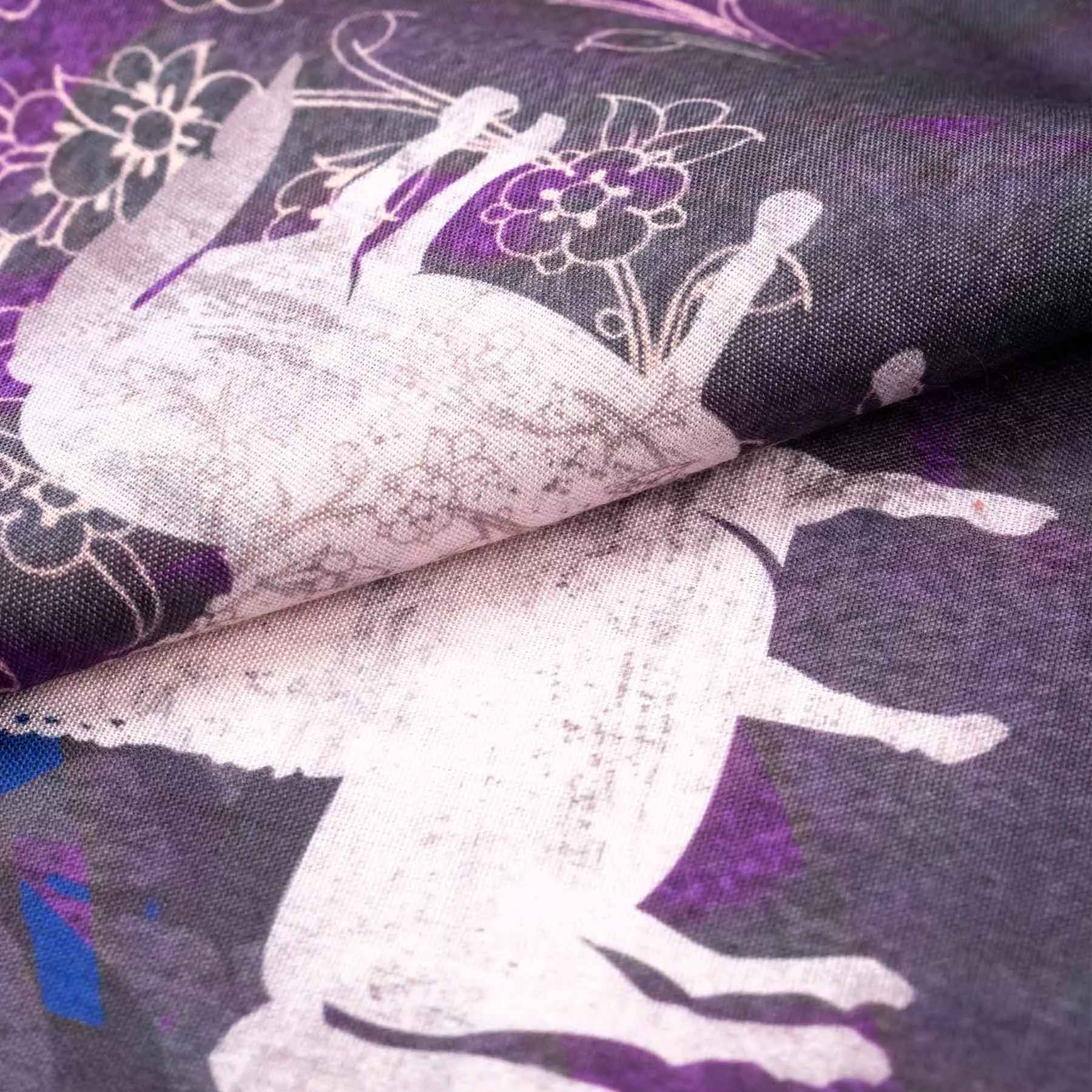 Persian Printed Shawl with Calligraphy Design - ShopiPersia