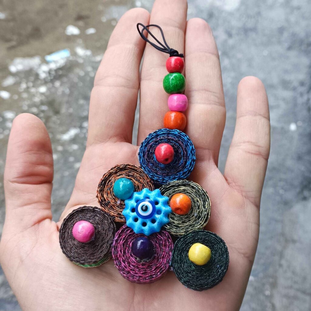 Persian Traditional Evil Eye Wall Hanging Amulet Model Triangle ...
