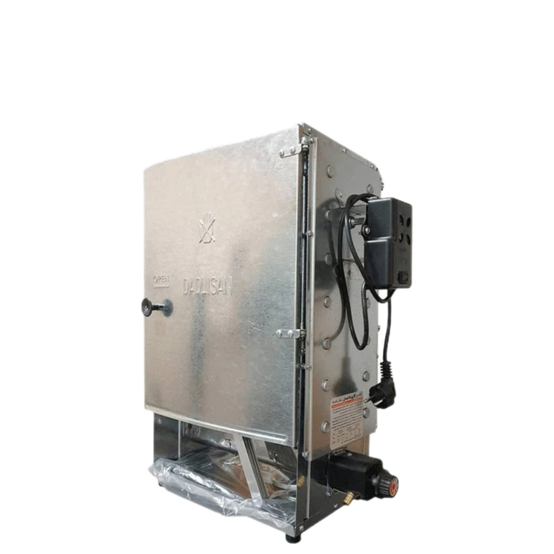 Vertical Kebab Gas Grill Burner - Automatic Rotating with 20-Skewer ...