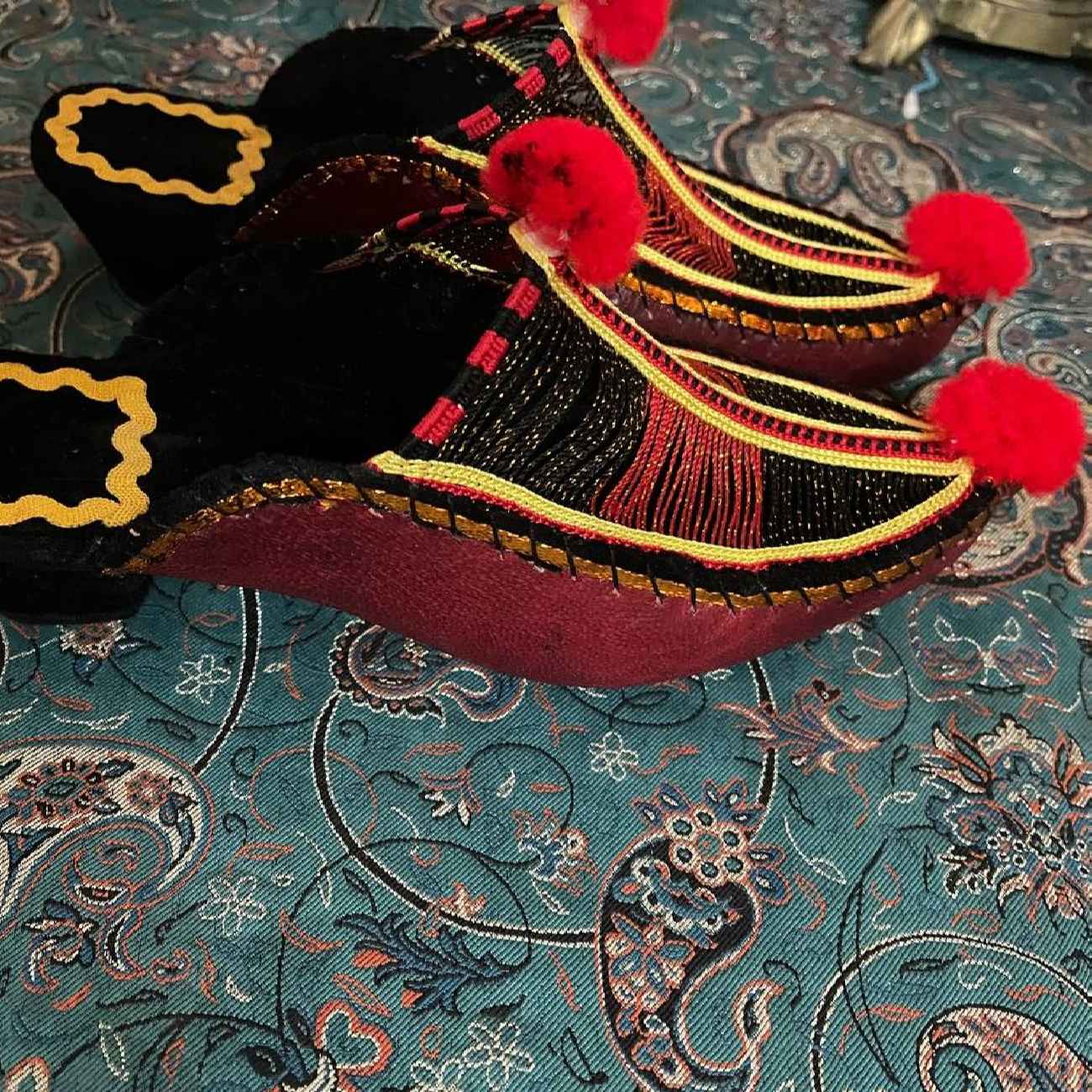 Charough Vintage Style Persian Slippers for Women - ShopiPersia