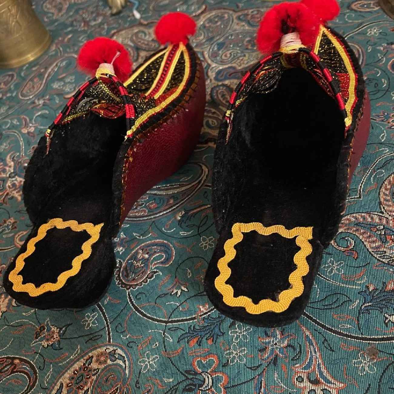 Charough Vintage Style Persian Slippers for Women - ShopiPersia