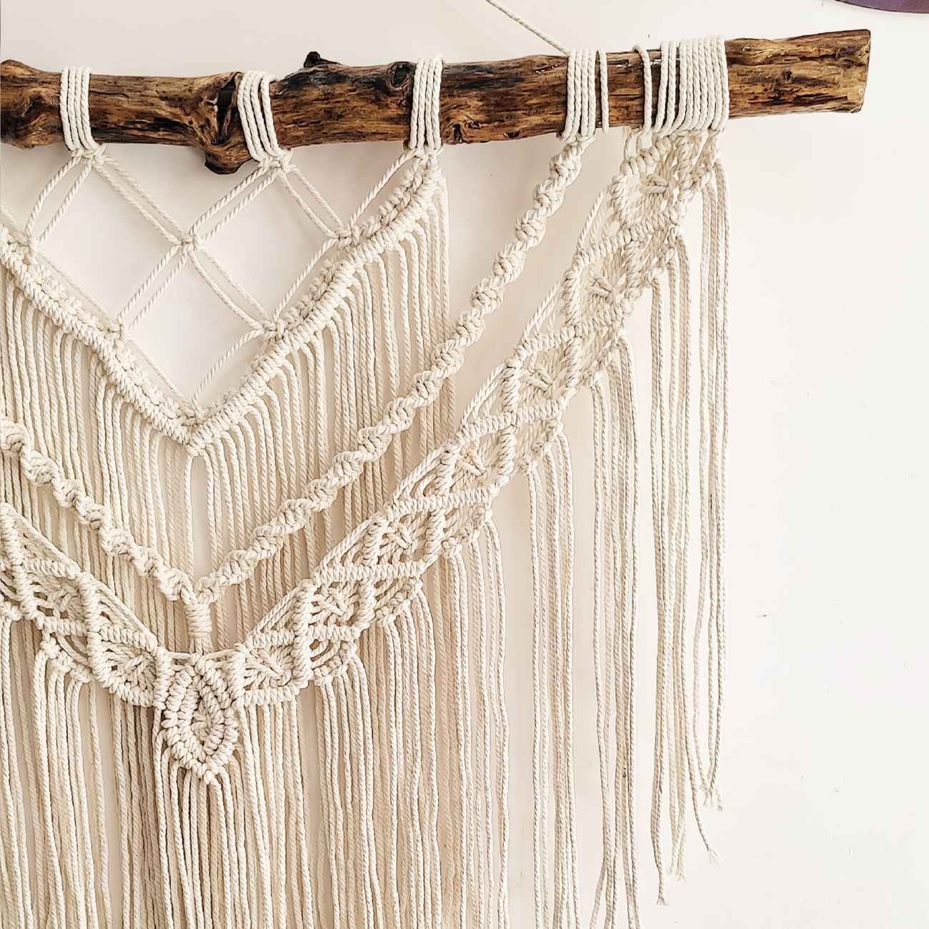 Decorative Macrame Wall Hanging Tapestry Art with Geometric Design ...
