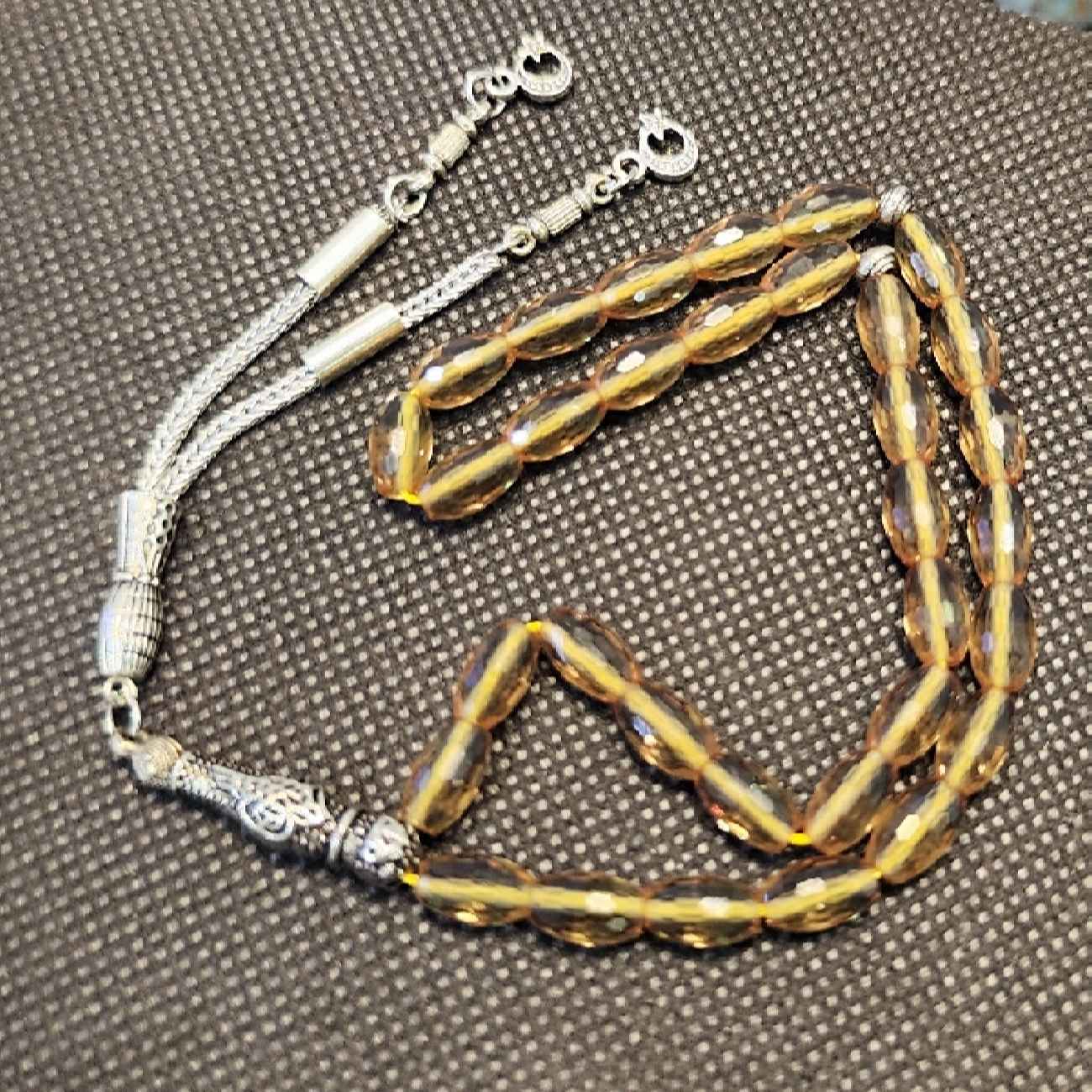 Islamic Alexandrite Rosary Crafted with 33 Prayer Beads Tasbih ...