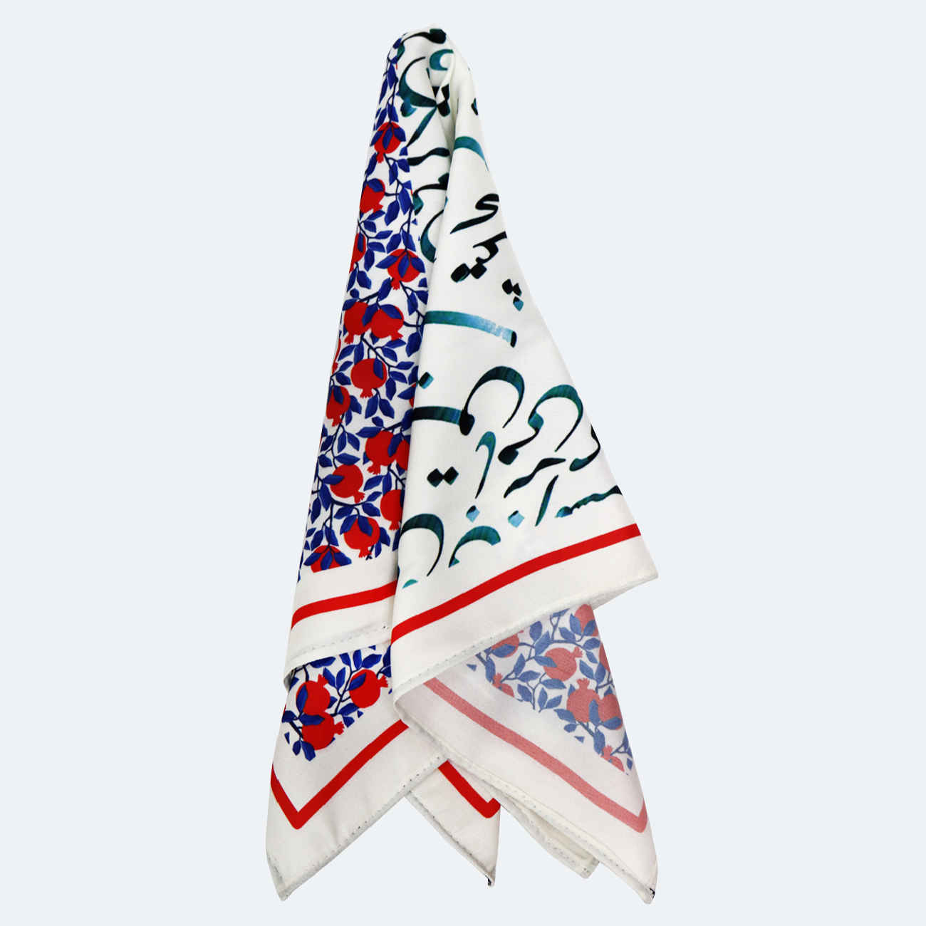 Luxurious Persian Neck Scarf for Women with Calligraphy Design ...