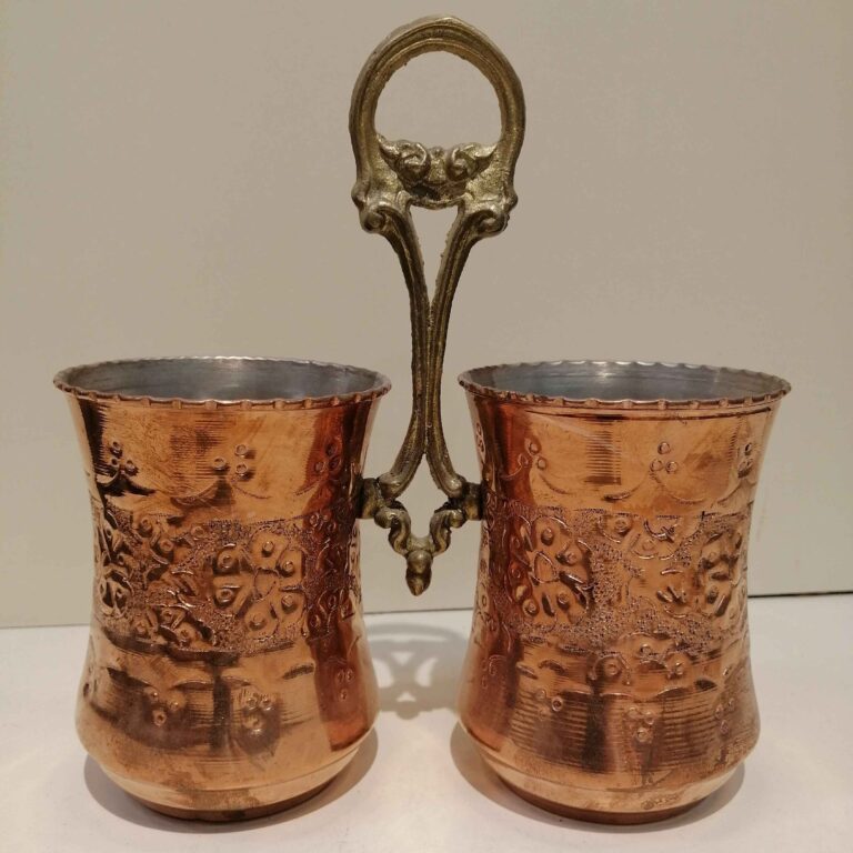 Persian Hammered Copper Utensil Holder Traditional Kitchen Accessory ...