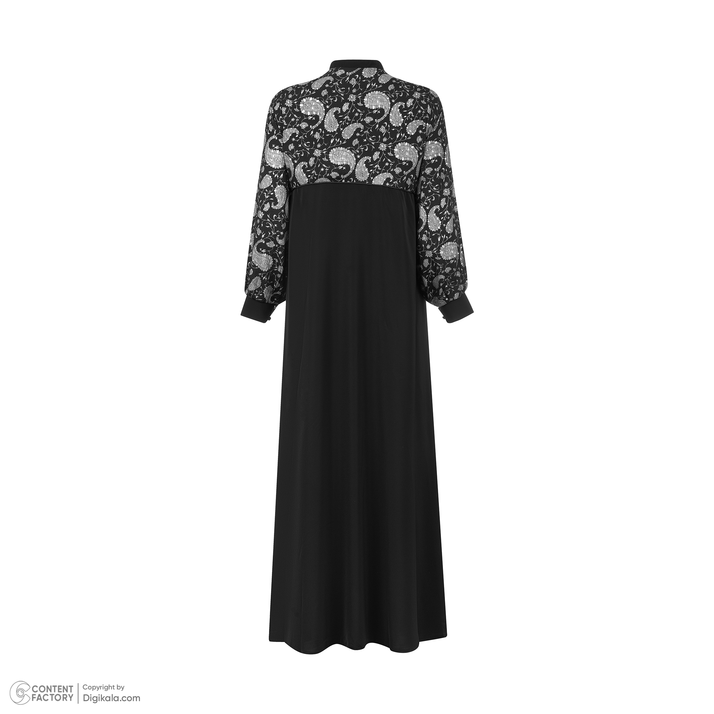 Stylish Fit Abaya for Women with Paisley Design - ShopiPersia