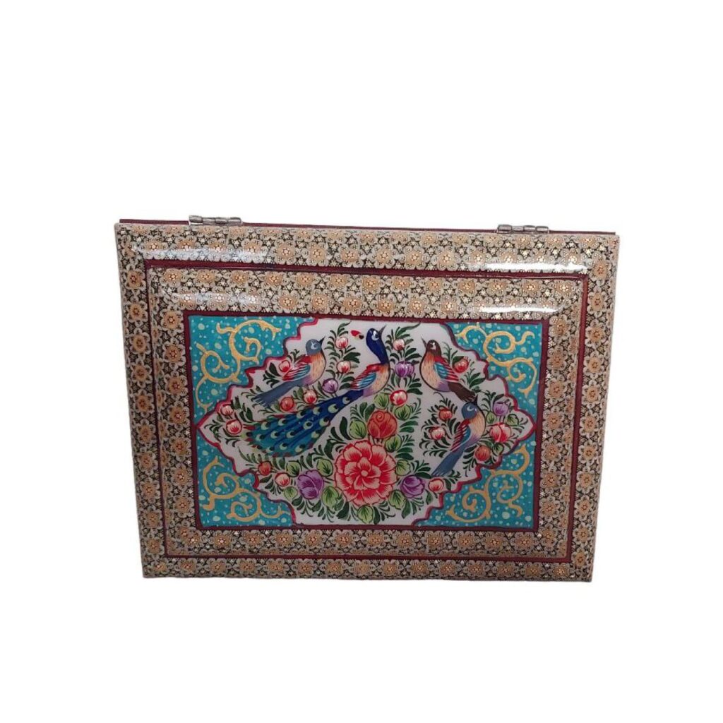 Wooden Quran Storage Box Handmade Khatamkari – Elegant Islamic Decor ...