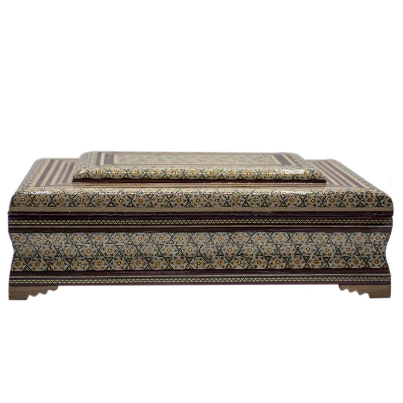 Wooden Quran Storage Box Khatamkari Handcrafted Elegant & Functional ...
