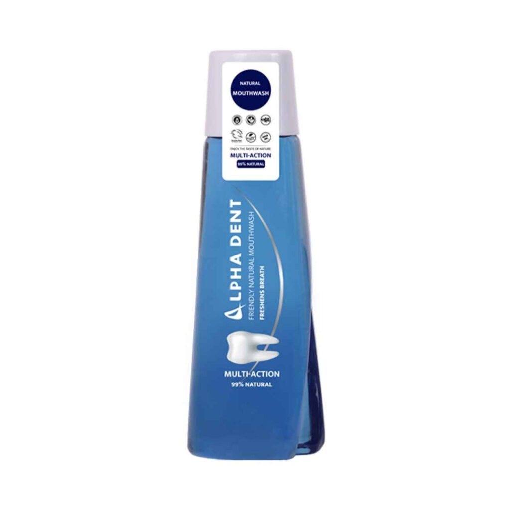 AlphaDent Natural Alcohol-Free & Fluoride-Free Mouthwash - Multi Action ...
