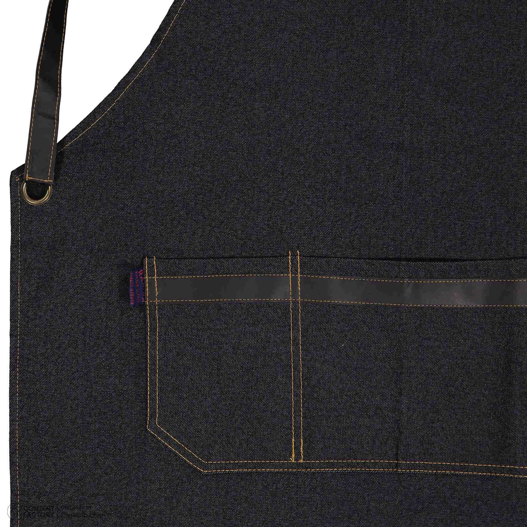 Elegant Barista Apron Comfort & Chic in Black - ShopiPersia