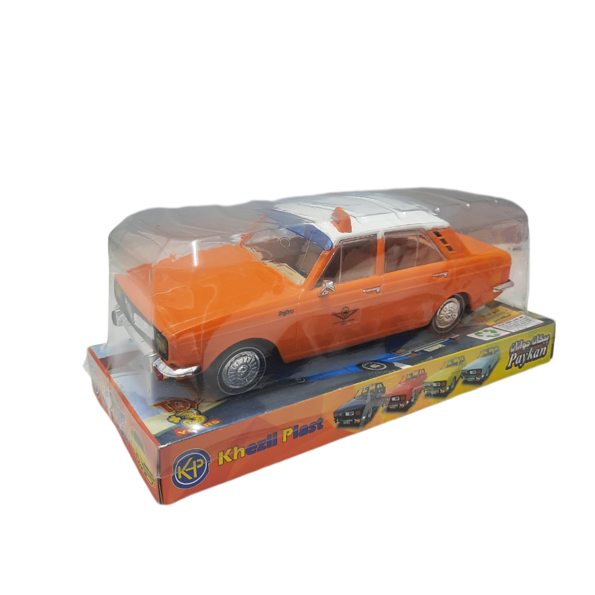 Paykan Javanan Iconic Iranian Toy Car Taxi Model in Orange - 1966 ...