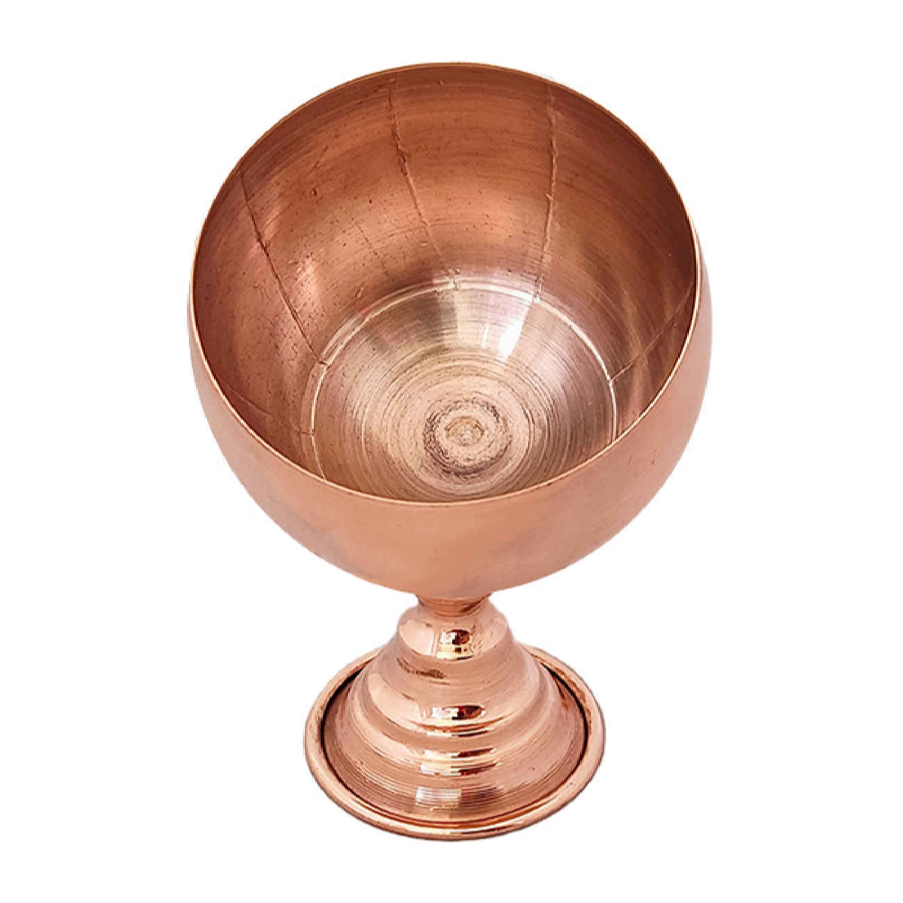 Persian Hammered Copper Bowl with Footed Chic & Lux - ShopiPersia