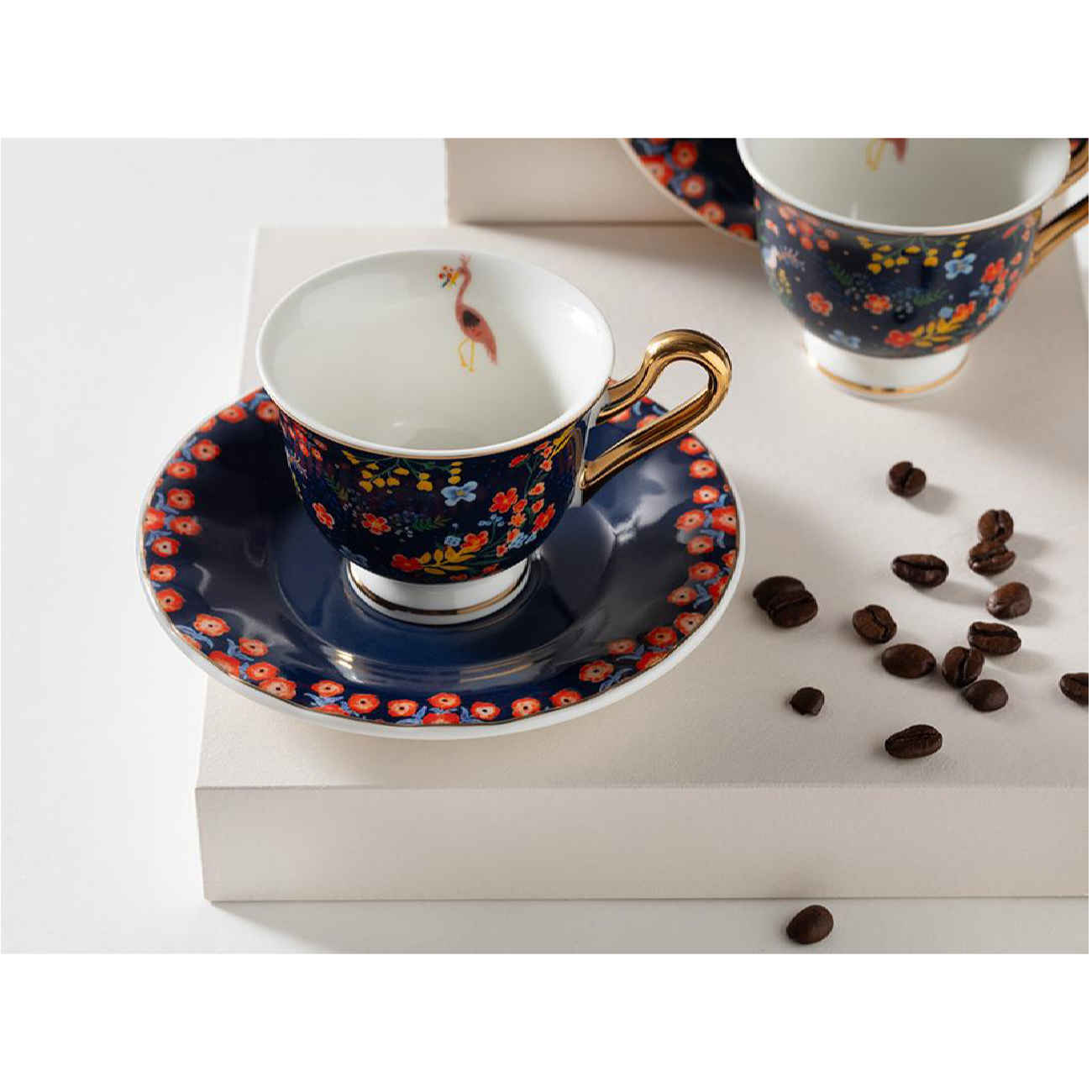 Artistic Porcelain Tea Set in Navy Blue – Classic & Timeless Tea ...