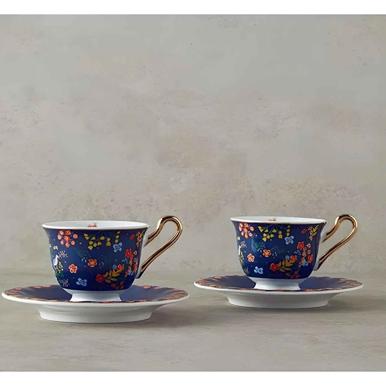 Artistic Porcelain Tea Set in Navy Blue – Classic & Timeless Tea ...