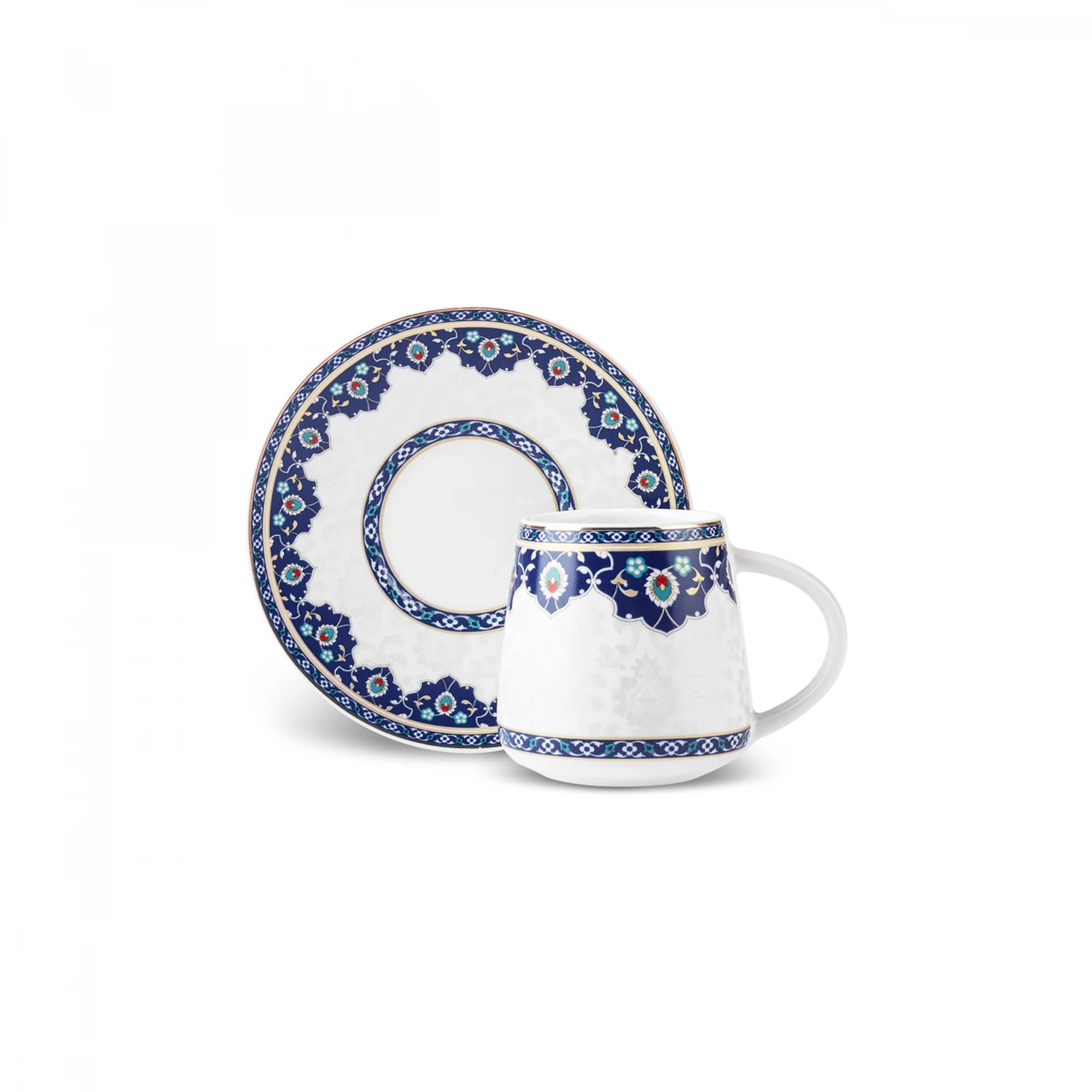 Artistic Porcelain Tea Set with Geometric Design – Modern & Stylish ...