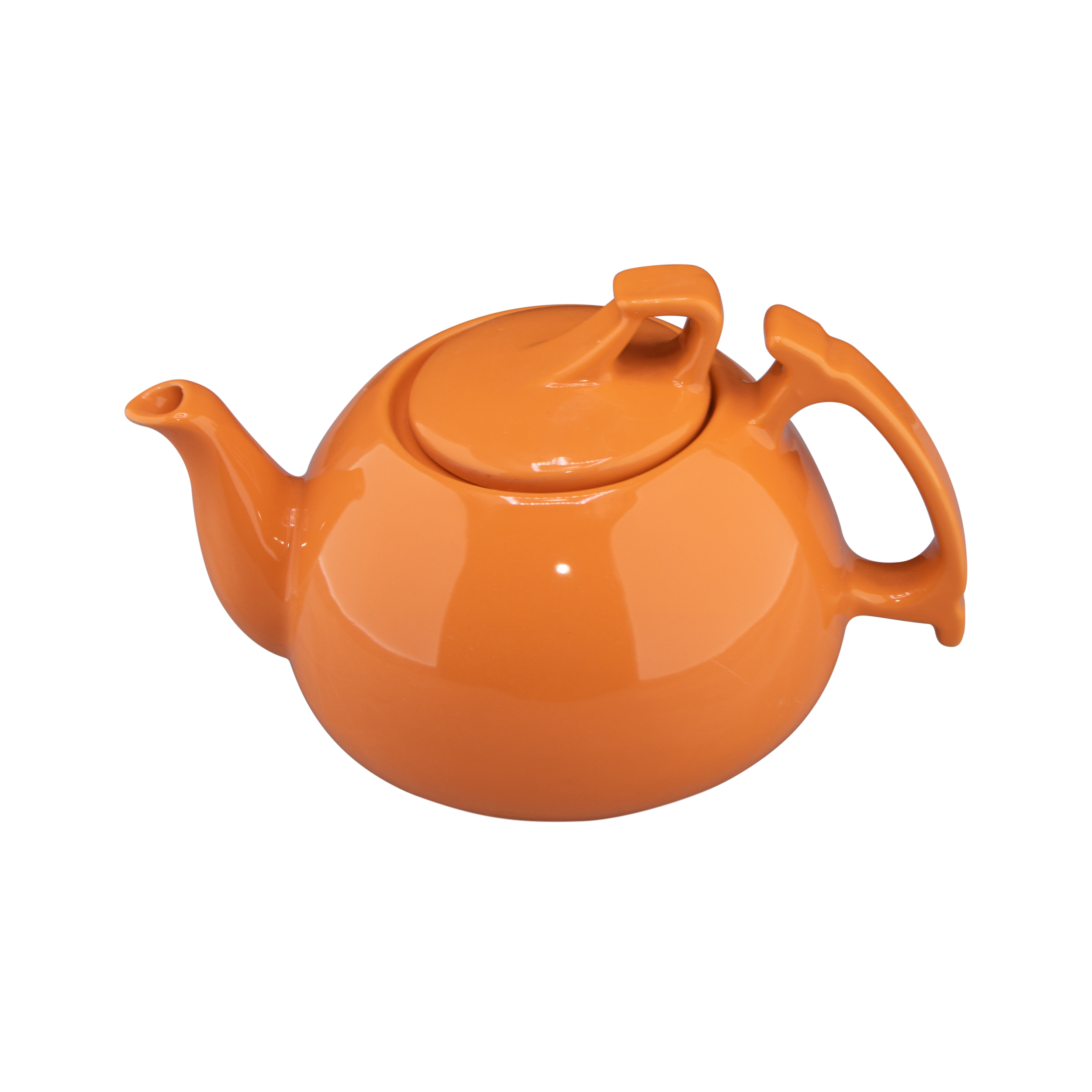 Porcelain Serving Teapot Chic & Luxe in Orange - ShopiPersia
