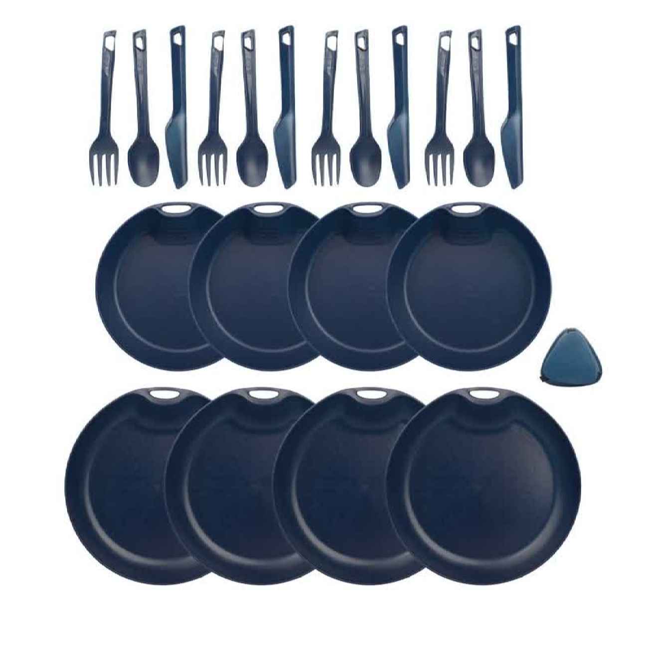 Portable Camping Tableware & Cutlery 4 Person Set - ShopiPersia