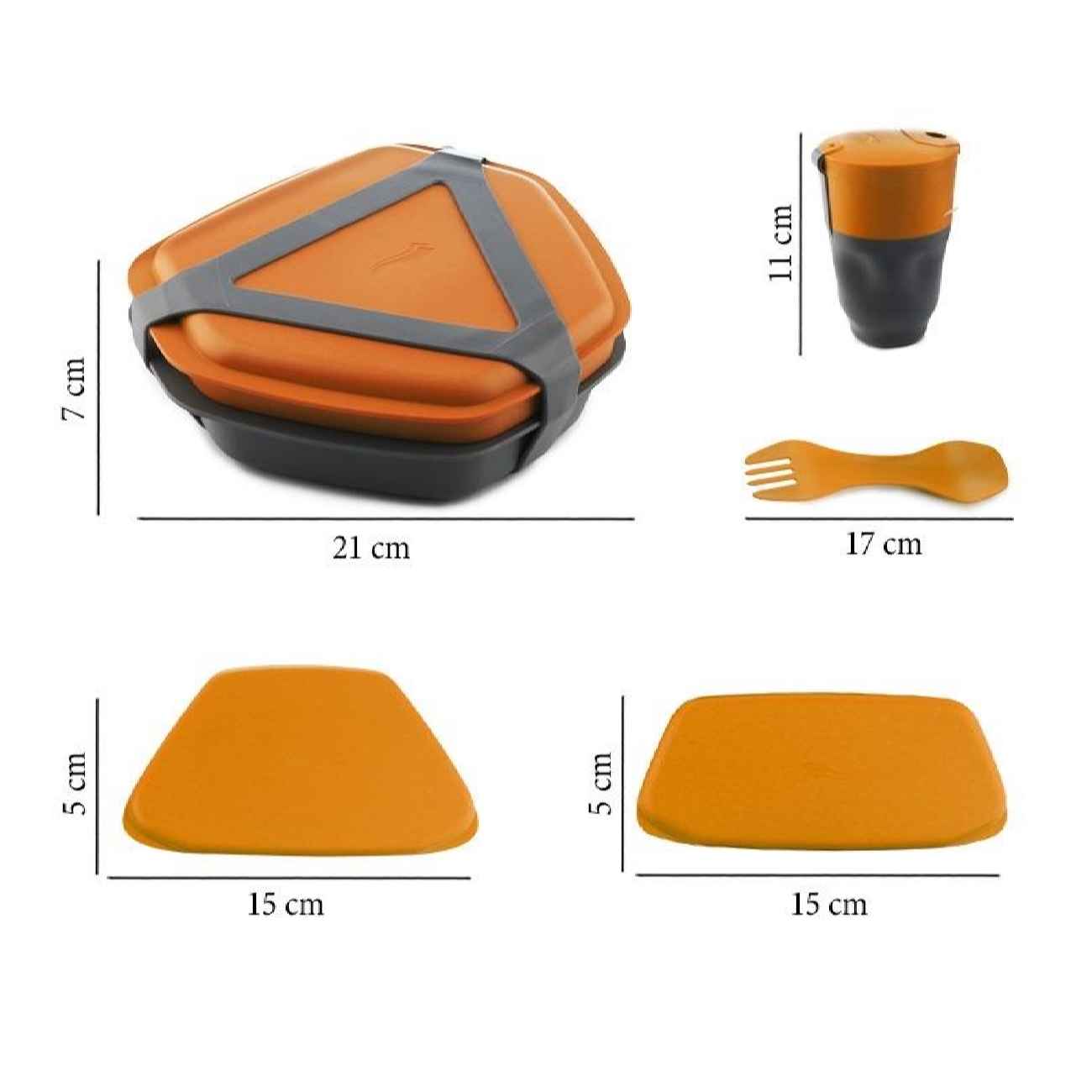 Portable Camping Tableware Set of 5 - ShopiPersia
