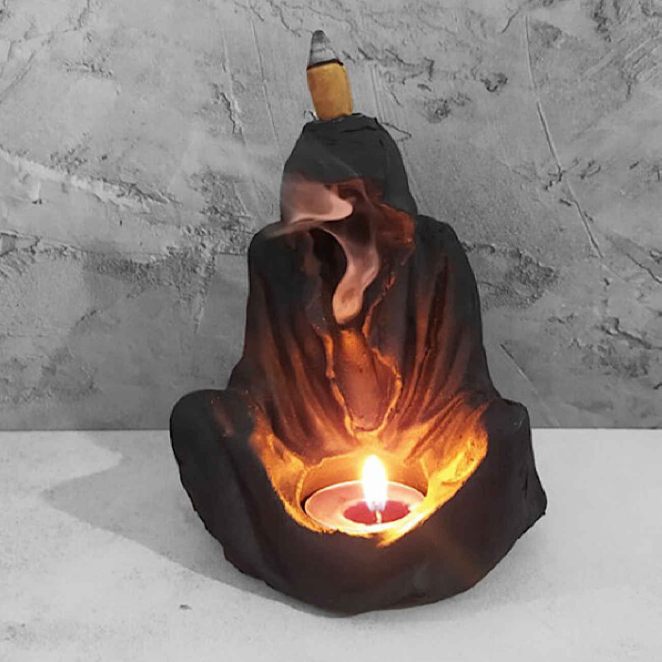 Artistic Incense Sculpture with Spirit Design - ShopiPersia