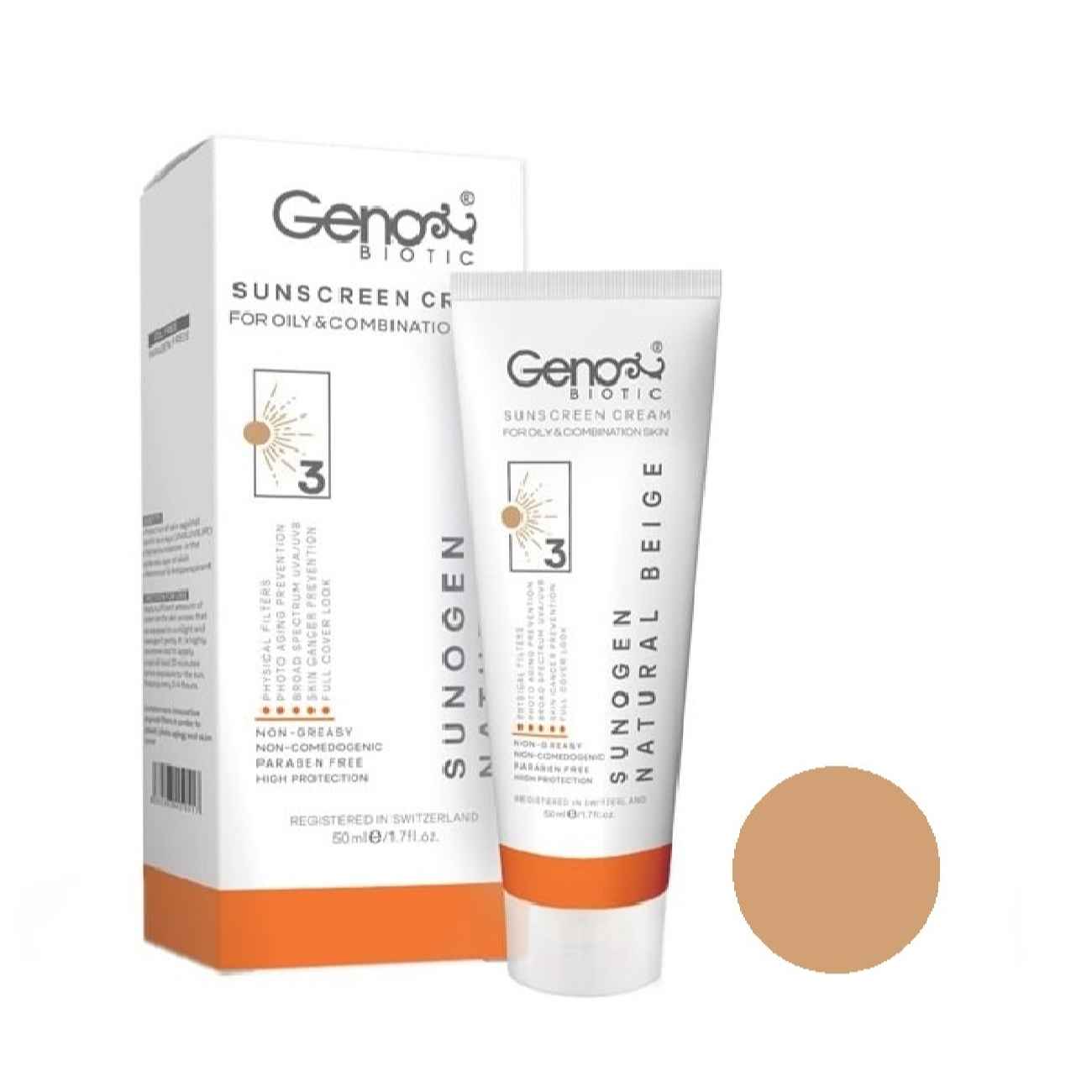 Best Sunscreen Cream for Oily and Combination Skin - Geno Biotic SPF50 ...