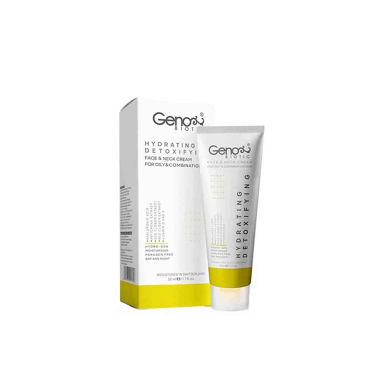 Geno Biotic Moisturizing Cream - Hydrating Detoxifying for Oily ...