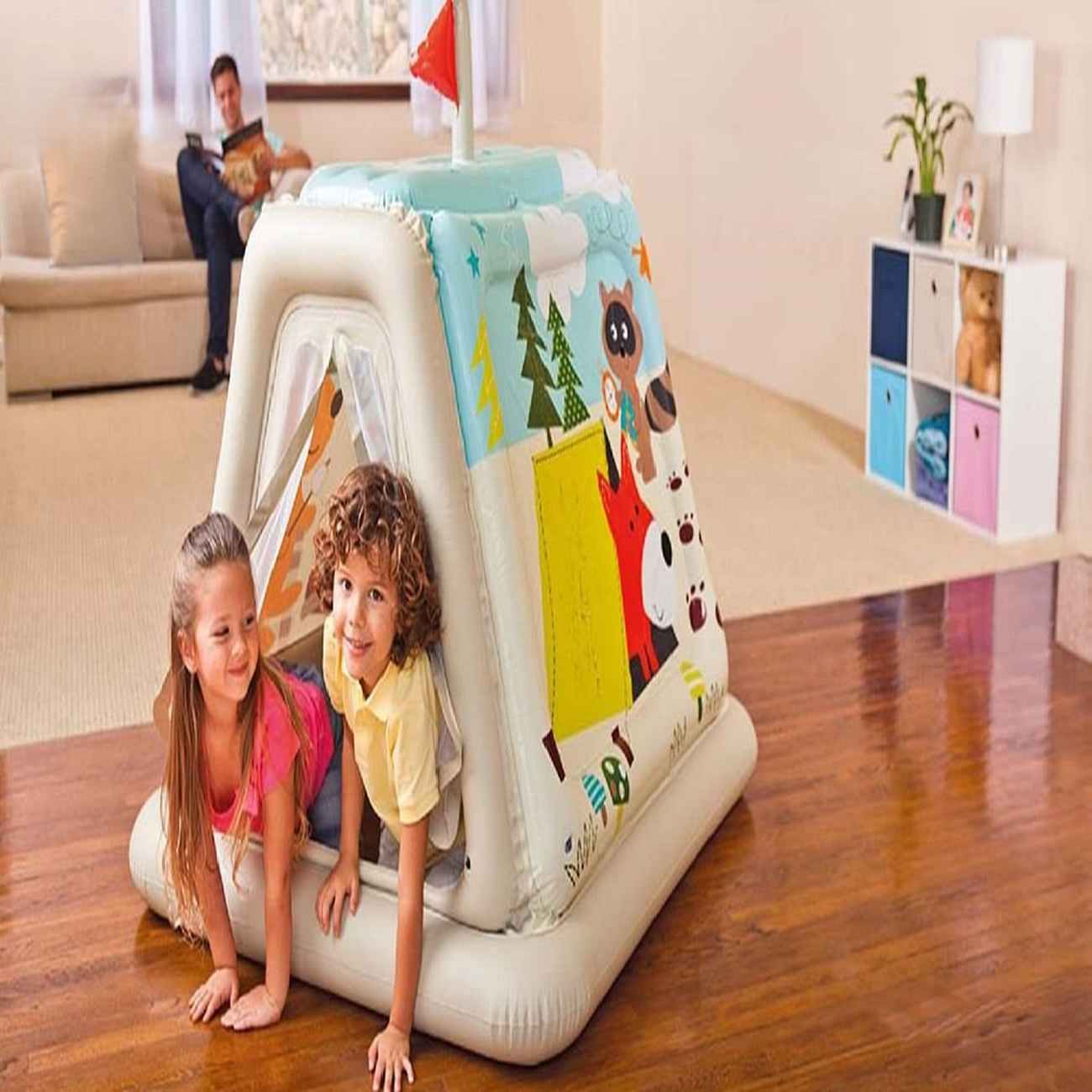 Intex Inflatable Kids' Tent Indoor with Animal Design - ShopiPersia