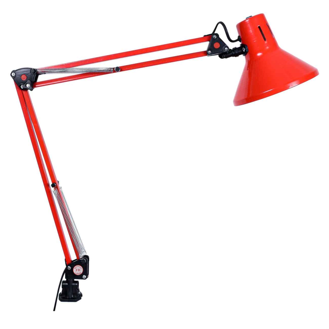 Metal Adjustable Desk Lamp - Clamp Desk Lamp with Articulating Arm ...