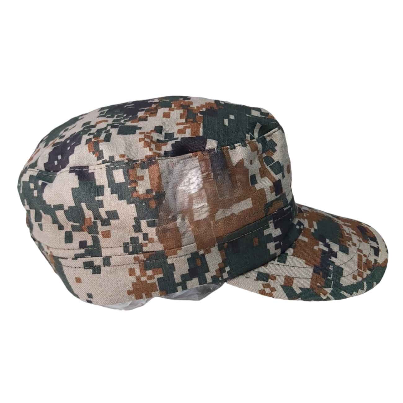 Military Cap with Satin Fabric and Adhesive Back - Grade One Green ...