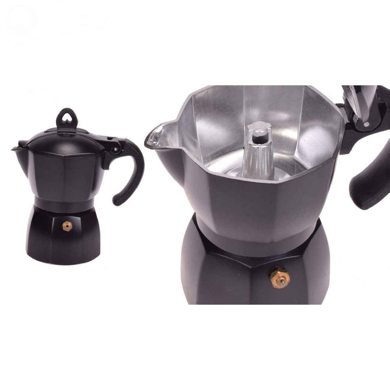 Moka Pot Espresso Maker – Stovetop Coffee Brewer, 6 Cup - ShopiPersia