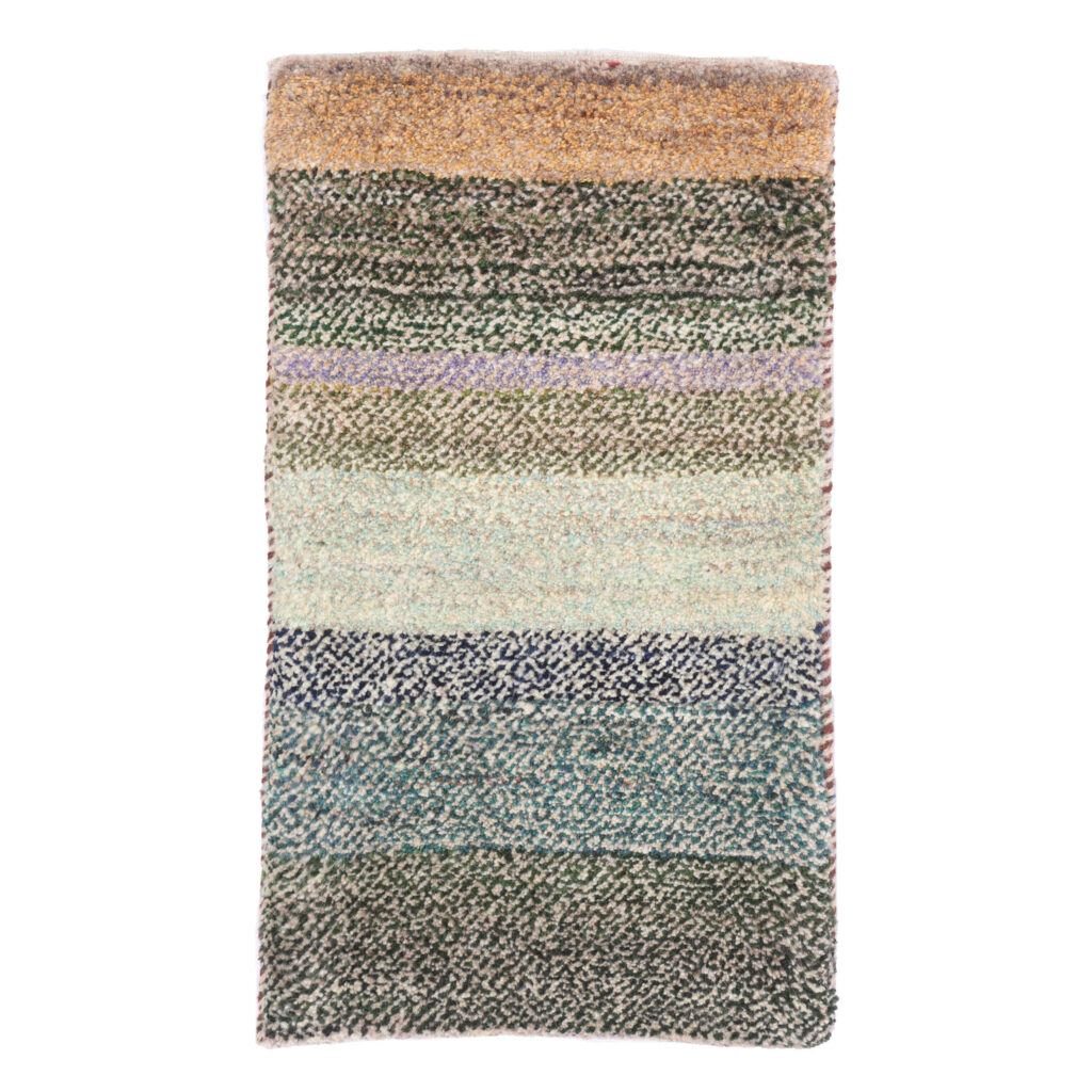 Persian Gabbeh Rug with Wool Authentic Handwoven in Shiraz Striped ...