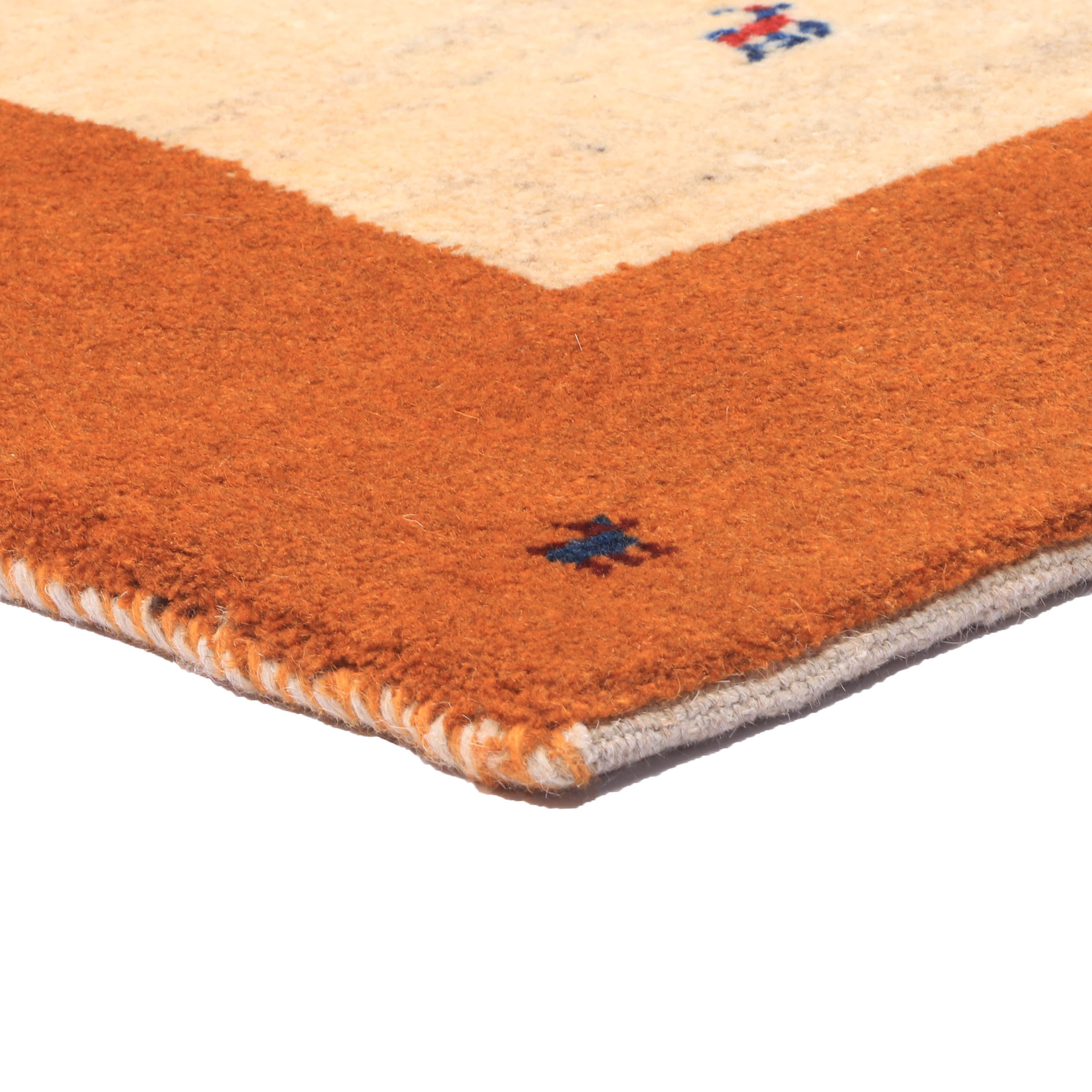 Persian Gabbeh Rug with Wool Genuine Handwoven in Shiraz Animal Motifs ...