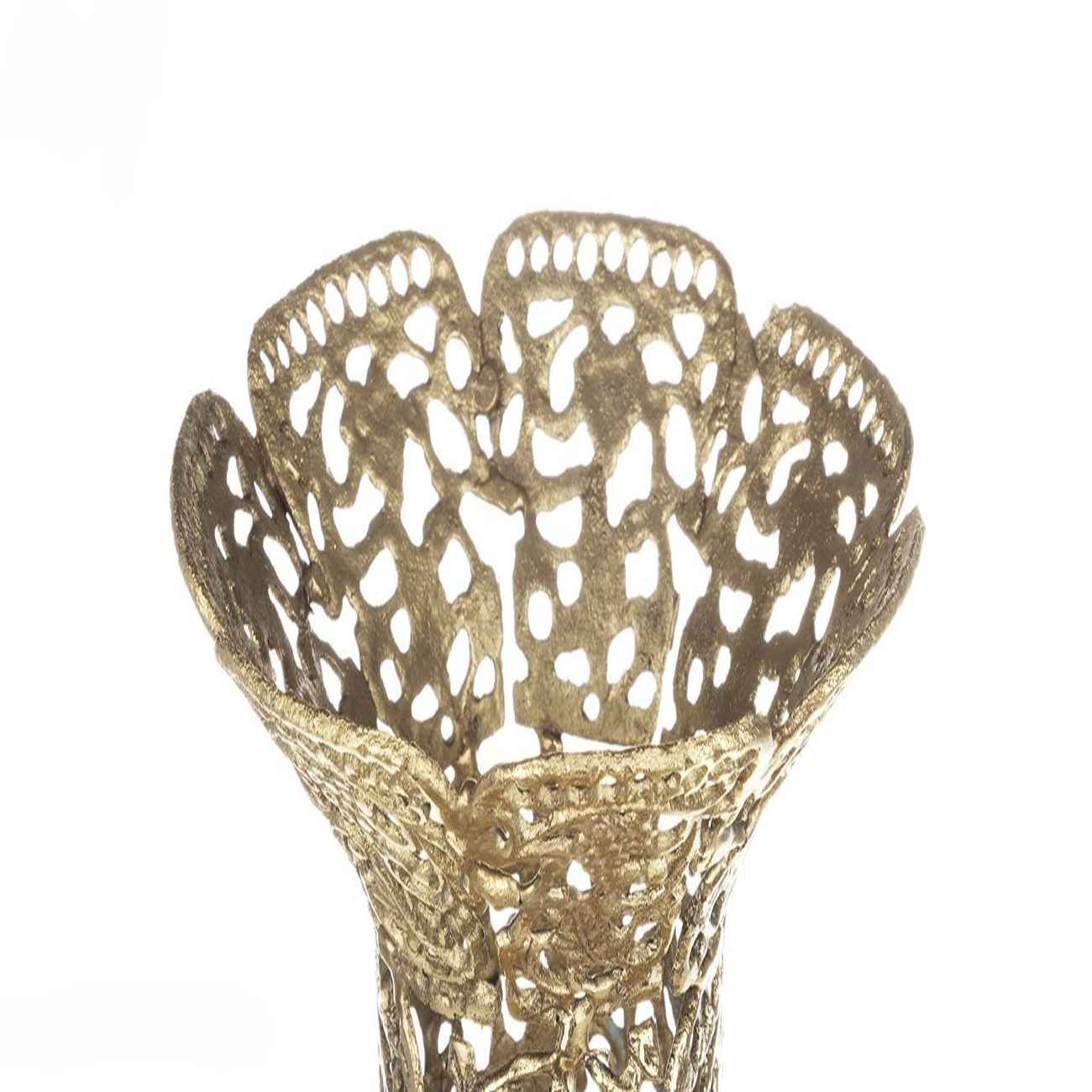 Traditional Handcrafted Brass Vase Art for Floral Arrangement - ShopiPersia