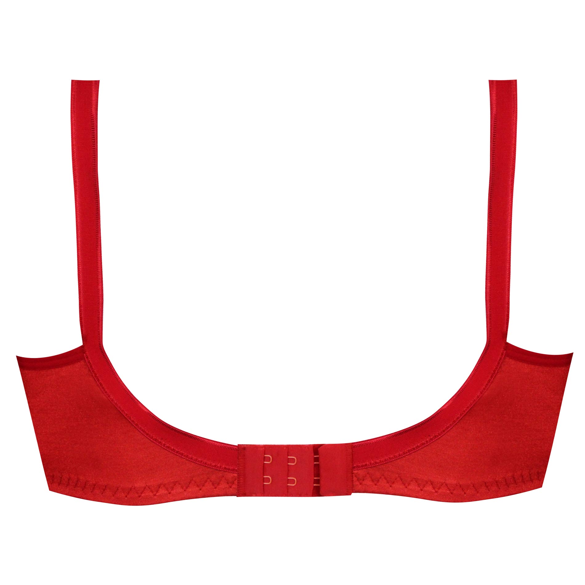 Women's Bra and Panty Set, Springy Satin Model, Red Color - ShopiPersia
