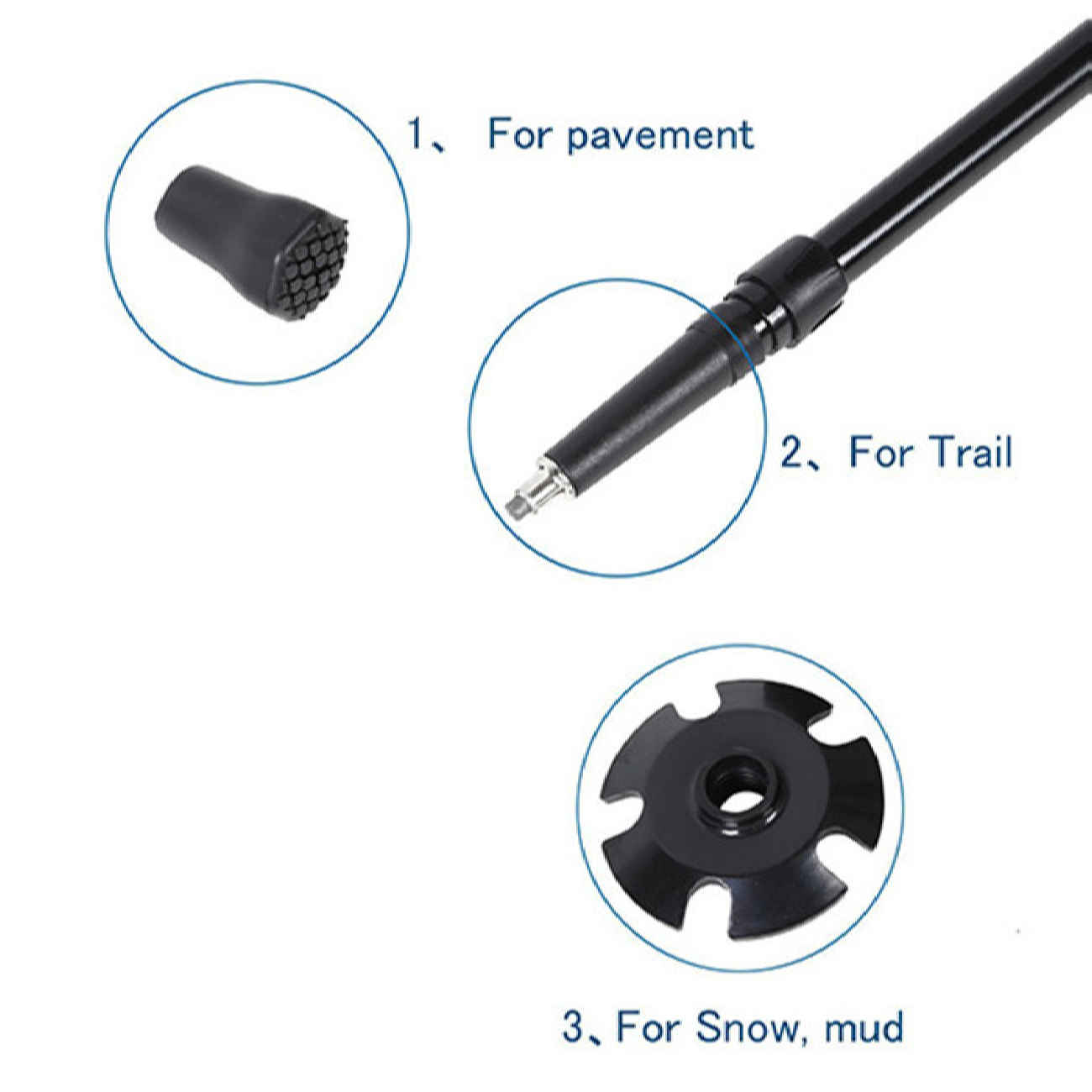 Hiking Pole Exponent Model - Essential Gear for Thru-Hiker with Foam ...
