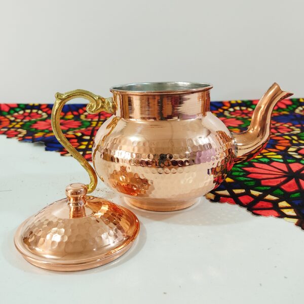 Persian Copper Stovetop Samovar Tea Maker with Teapot Model Abeeha ...