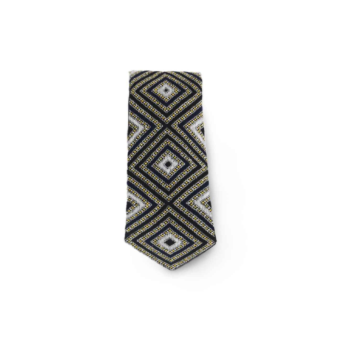 Persian Men's Necktie - Embroidered Fusion of Classic Artistry and ...